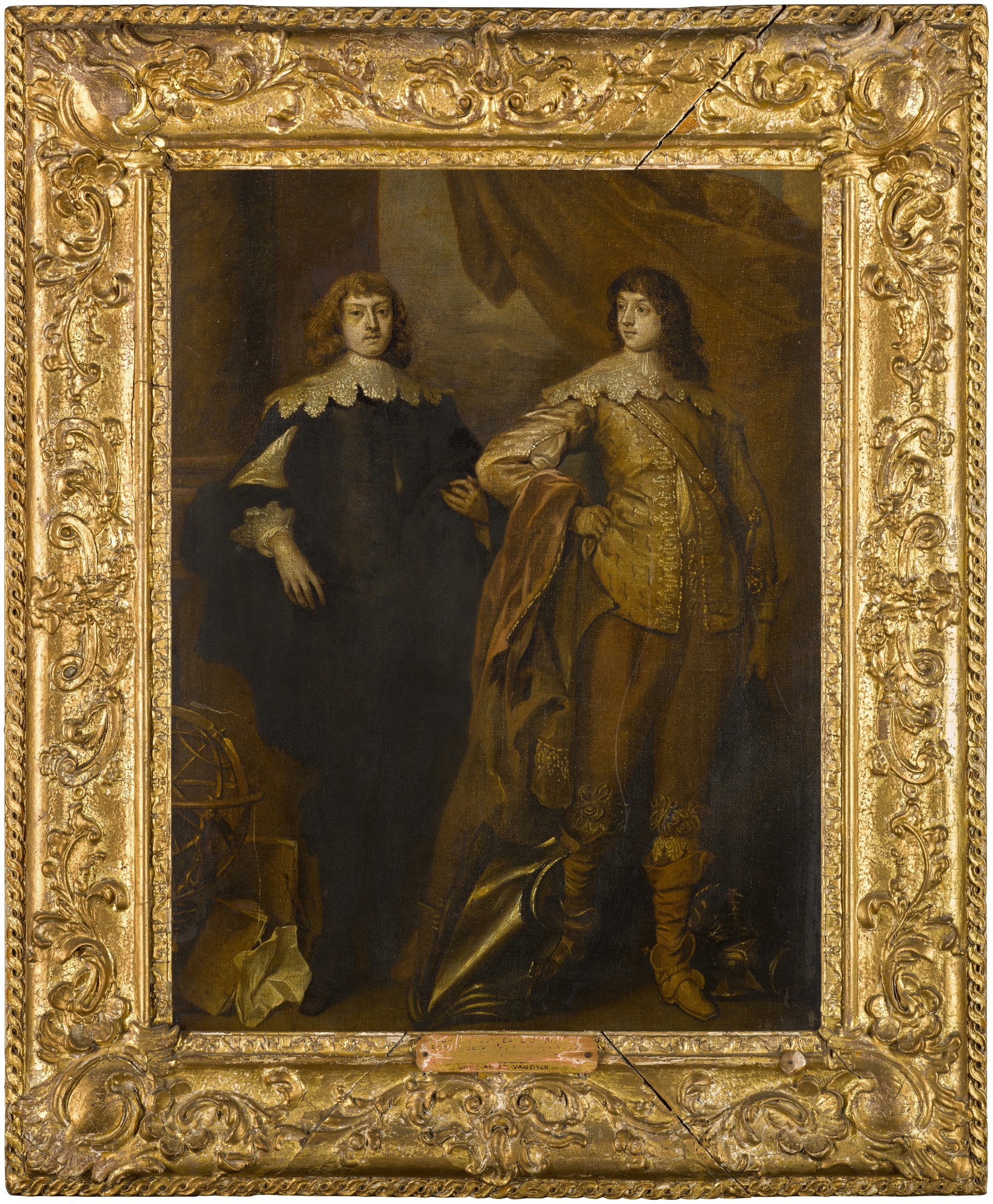 A double portrait of George, Lord Digby, later 2nd Earl of Bristol ...