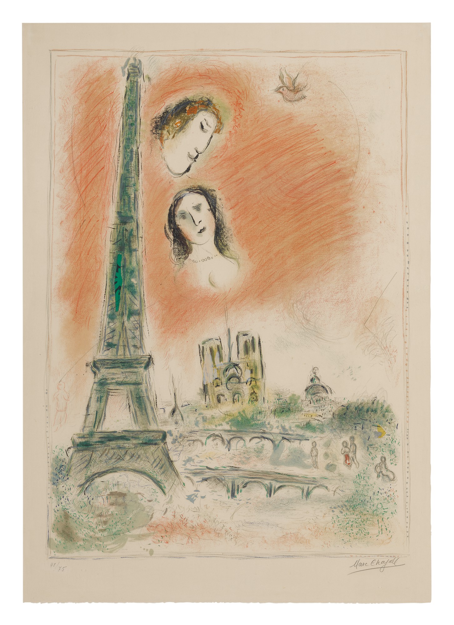 MARC CHAGALL | PARIS OF DREAM (MOURLOT 600) | Prints and Multiples ...