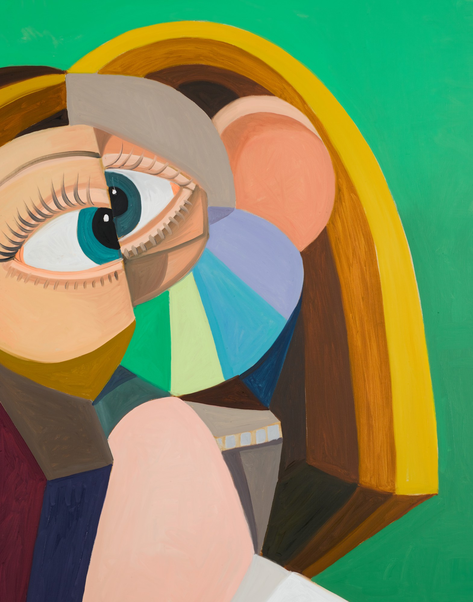GEORGE CONDO | WOMAN WITH GOLDEN HAIR | I Have to Stay at Home | 2020 ...