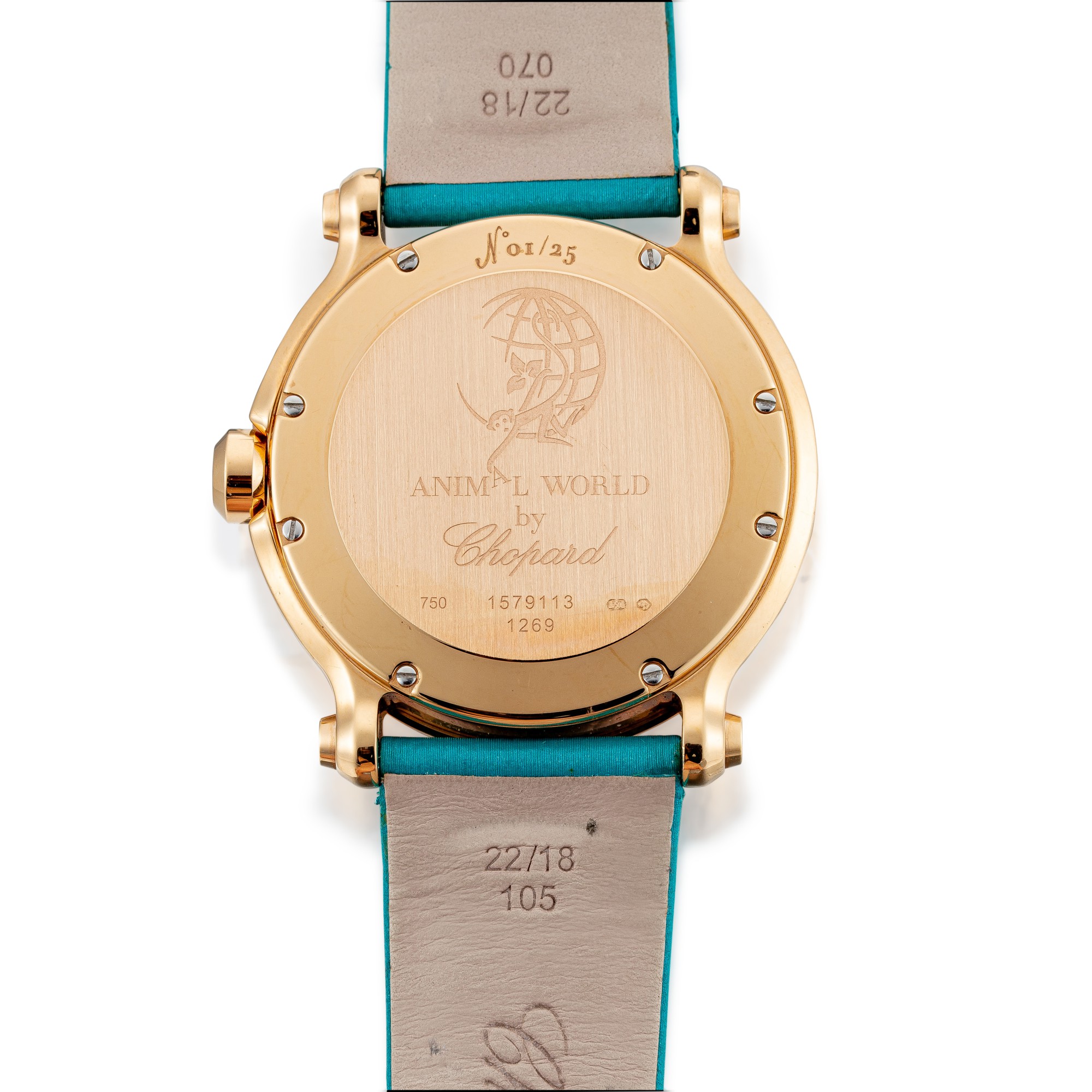 Chopard | 'Animal World' Turtle Happy Sport XL, A Limited Edition Pink ...