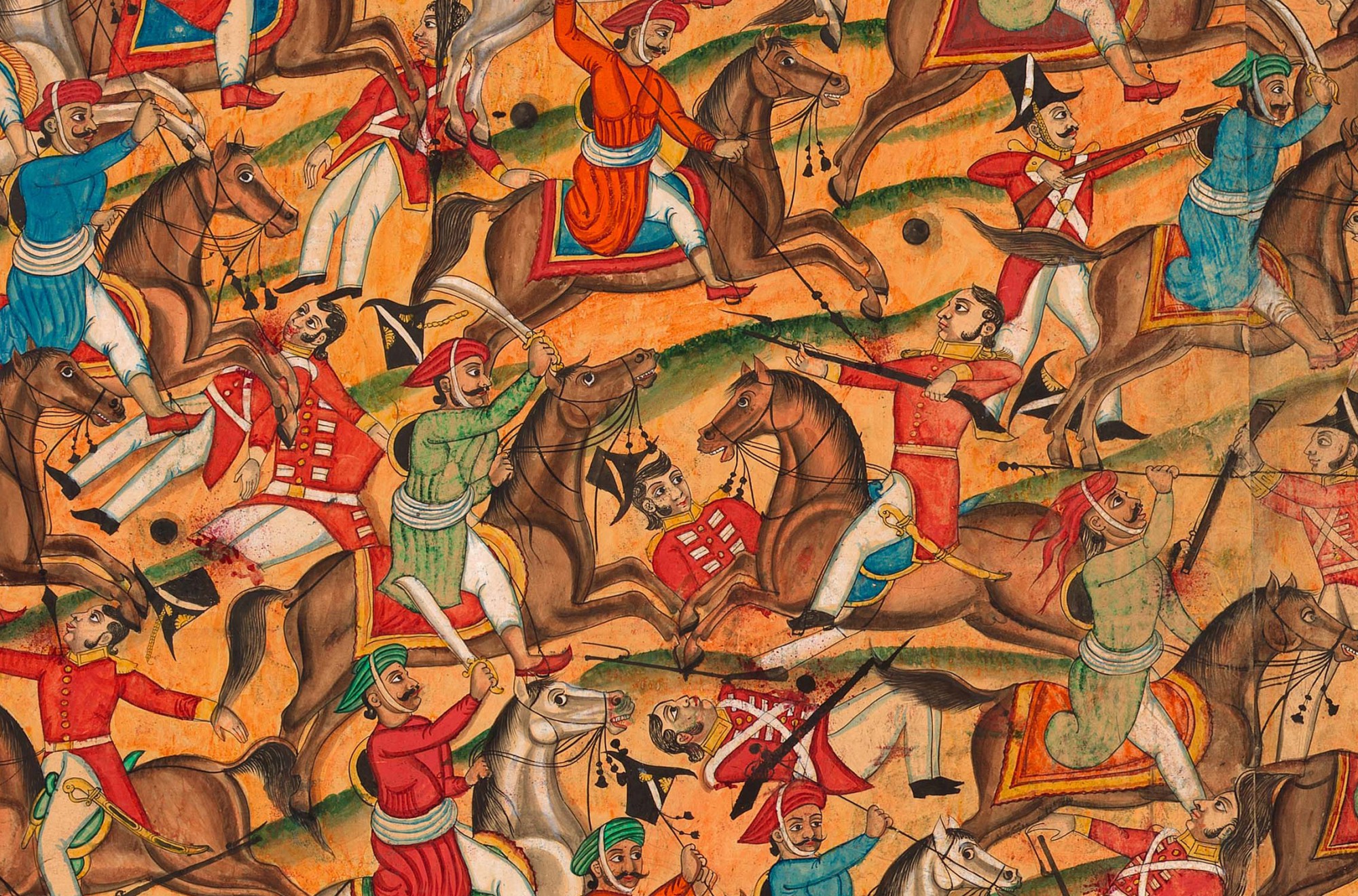 The Battle of Pollilur, India, Seringapatam, early 19th century | Arts ...