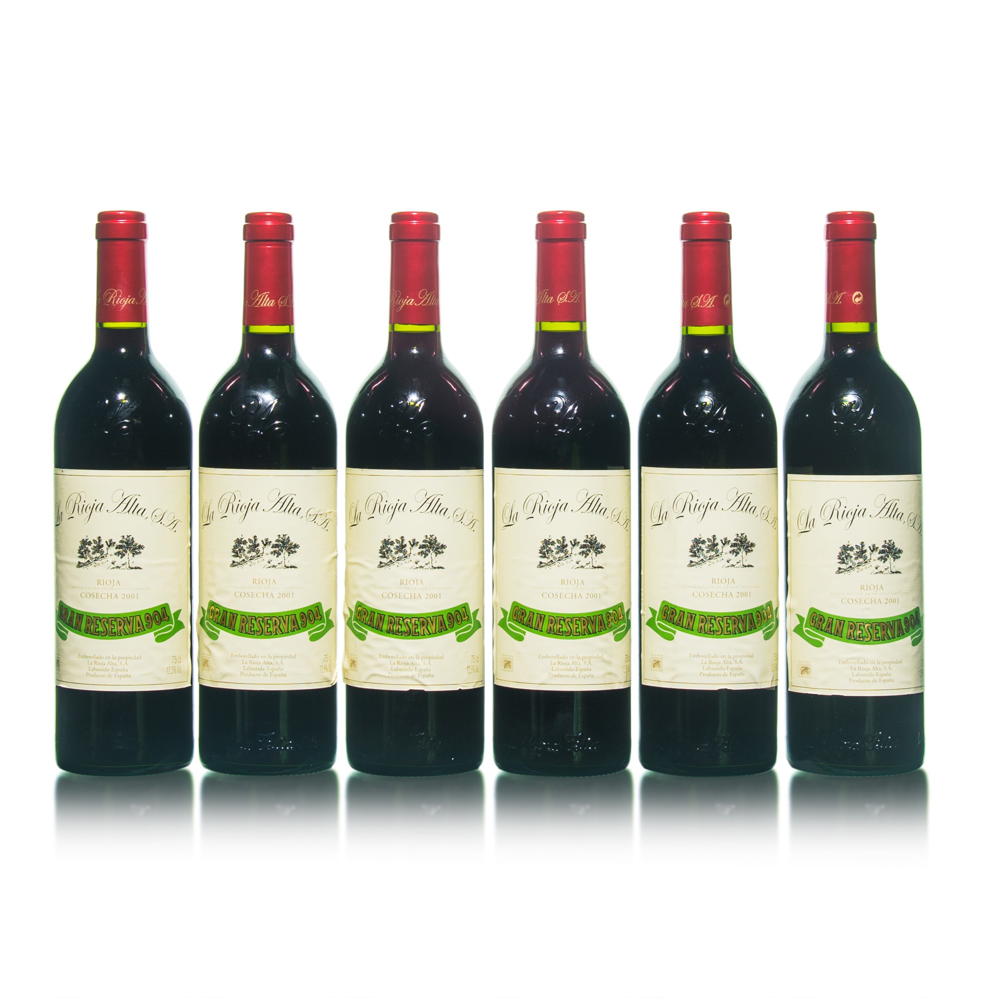 La Rioja Alta, Gran Reserva 904 2001 (6 BT) | Vinous Treasures | Two ...