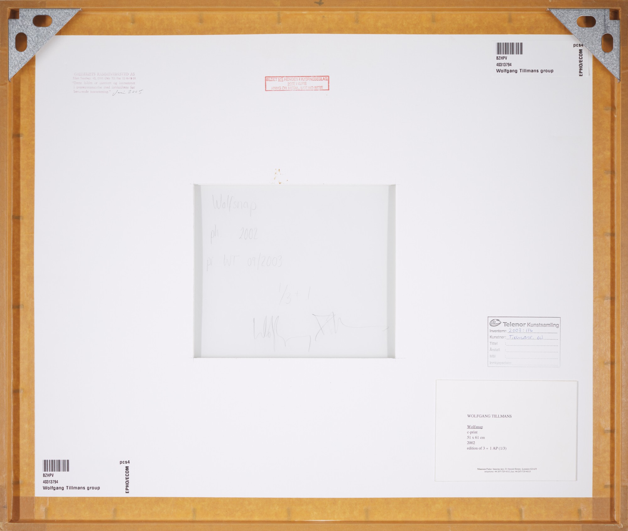 Group of four chromogenic prints, 2002 | Photographs | 2021 | Sotheby's