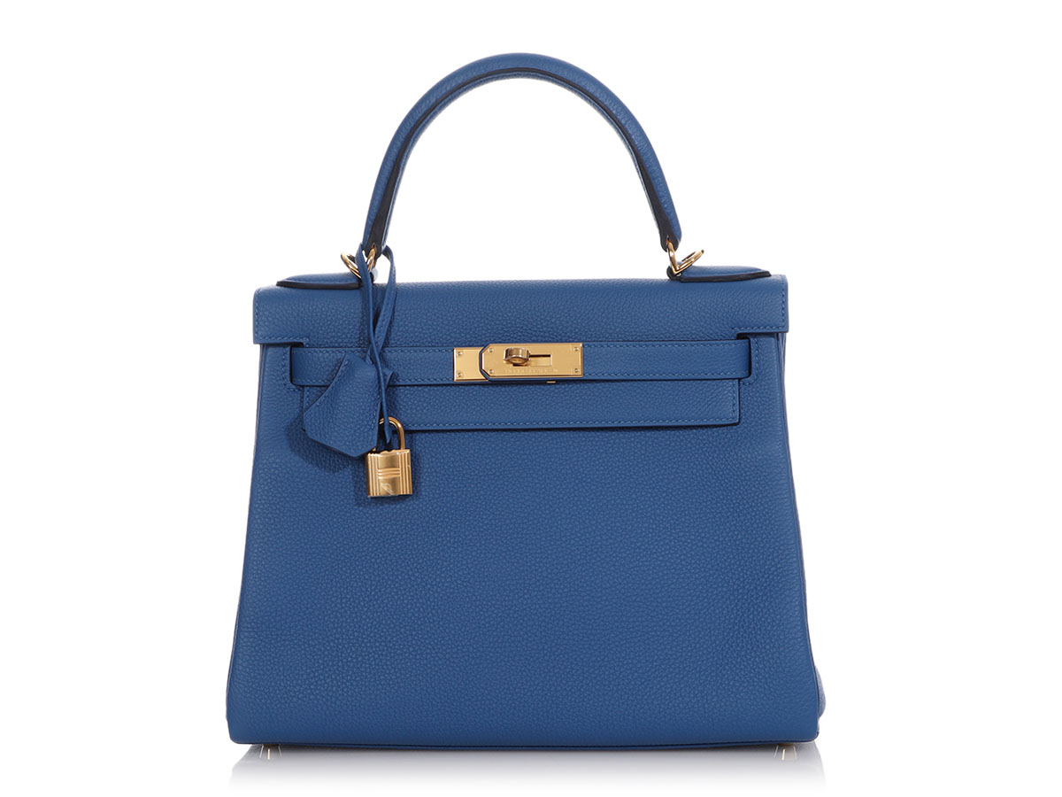 Hermès Bleu France Togo Kelly Retourne 28 Gold Hardware, 2022 Available For Immediate Sale At ...