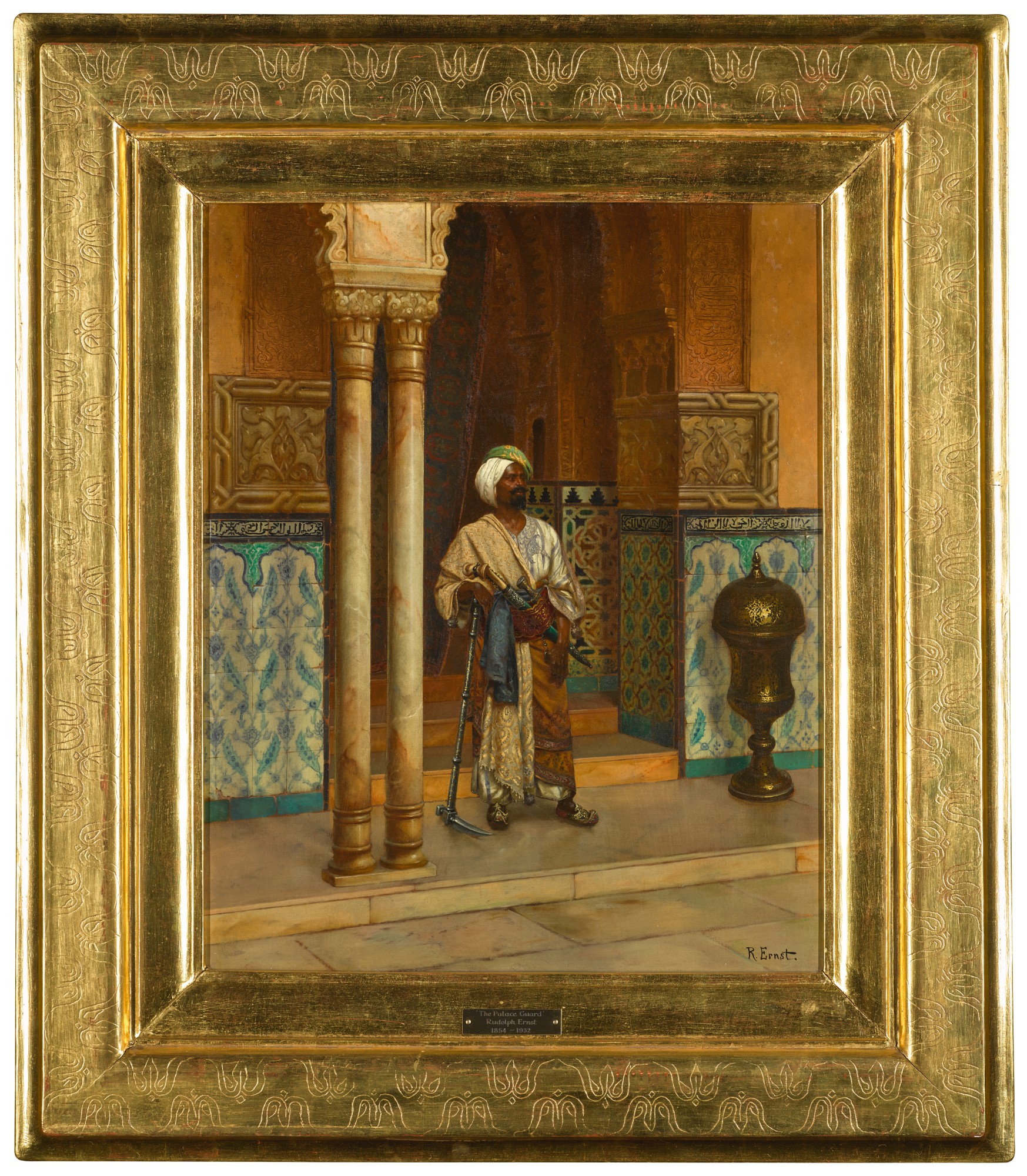 RUDOLF ERNST | THE PALACE GUARD | Important Works from the Najd ...