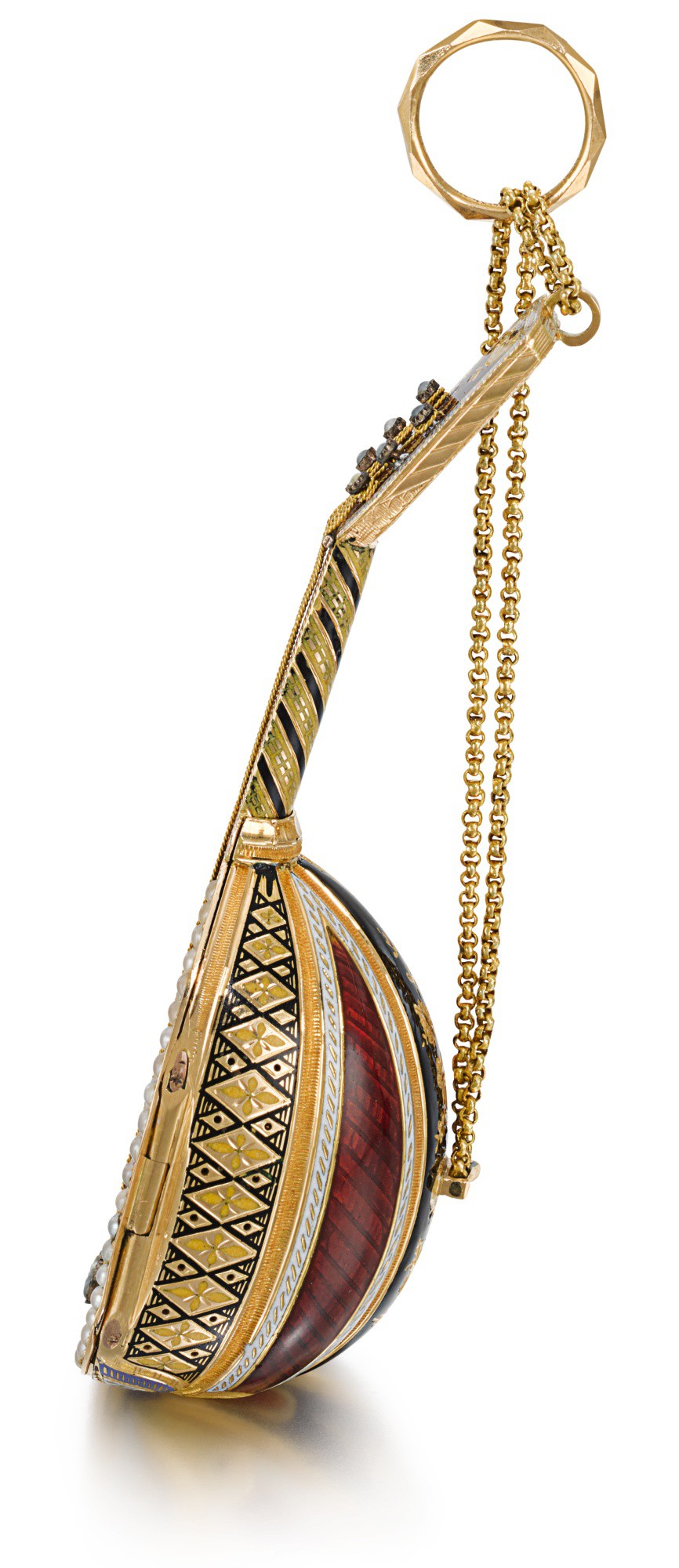 'THE TIGHTROPE DANCER' SWISS | A VERY RARE AND FINE GOLD, ENAMEL AND ...