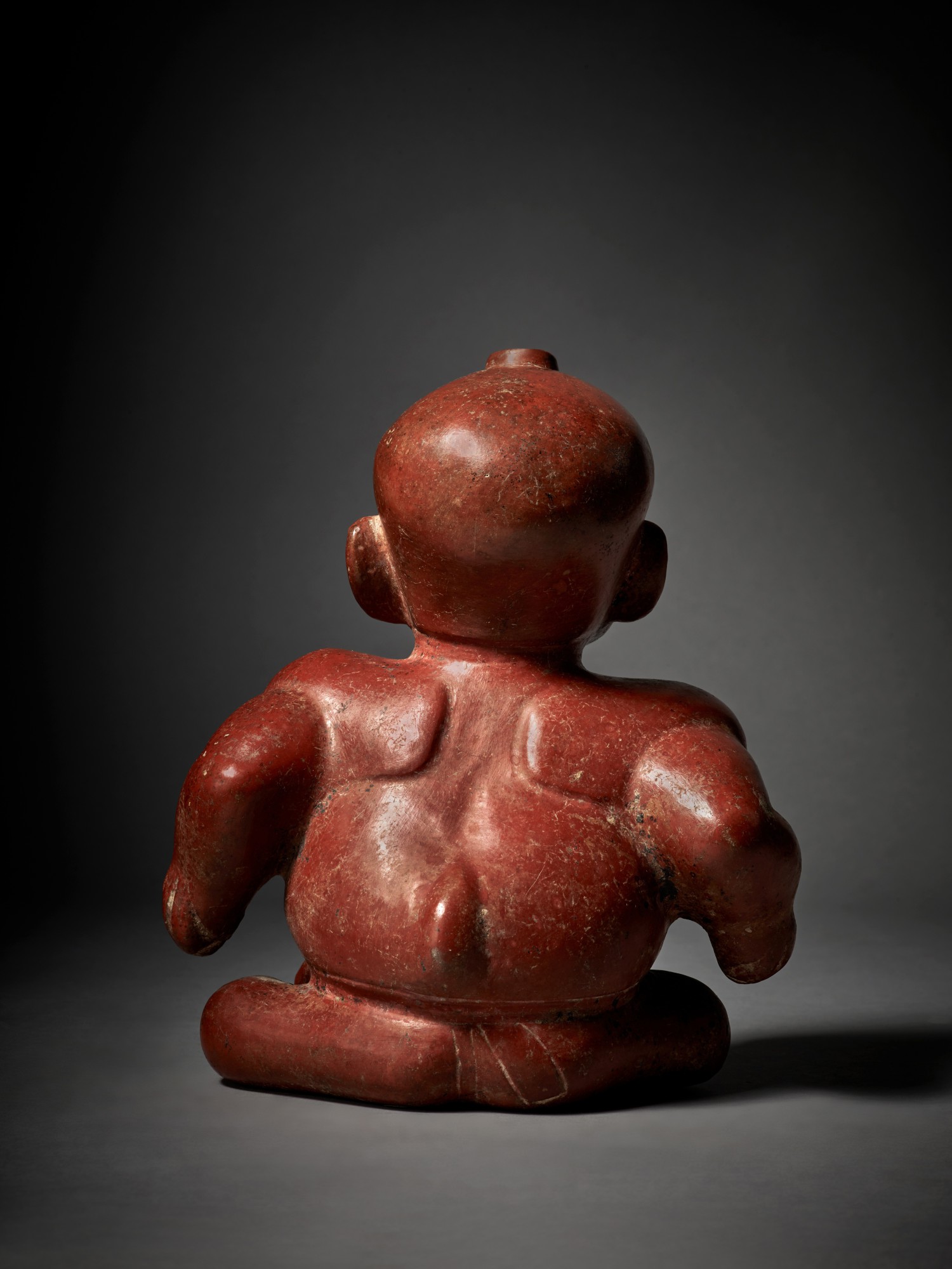 Colima Seated Figure of a Dwarf, Comala Style, Protoclassic, circa 100 ...