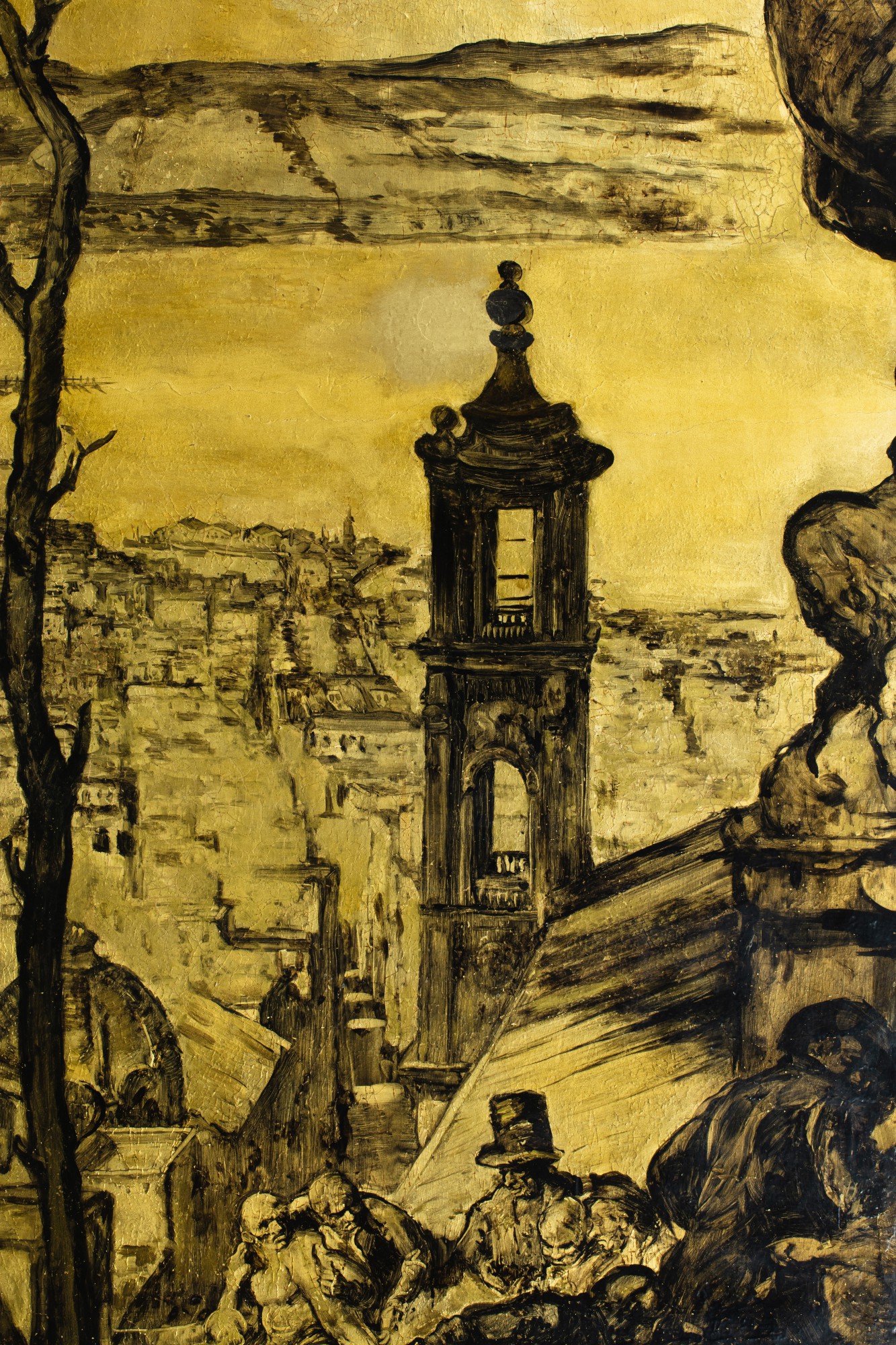 José María Sert (1874-1945) 'Vision de Naples' An eleven-leaf screen ...