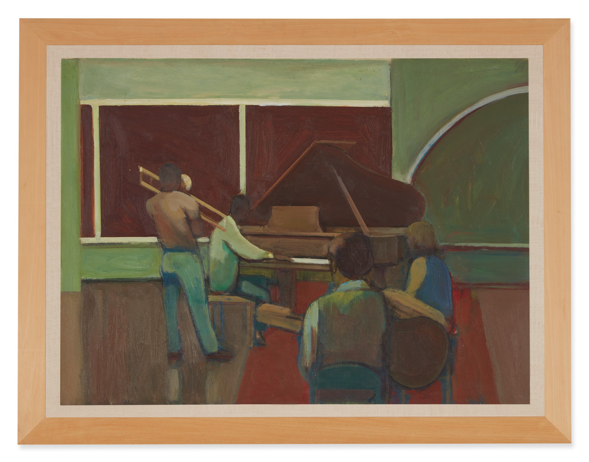JAMES WEEKS | UNTITLED (GREEN JAZZ ROOM) (#35) | Contemporary Art ...