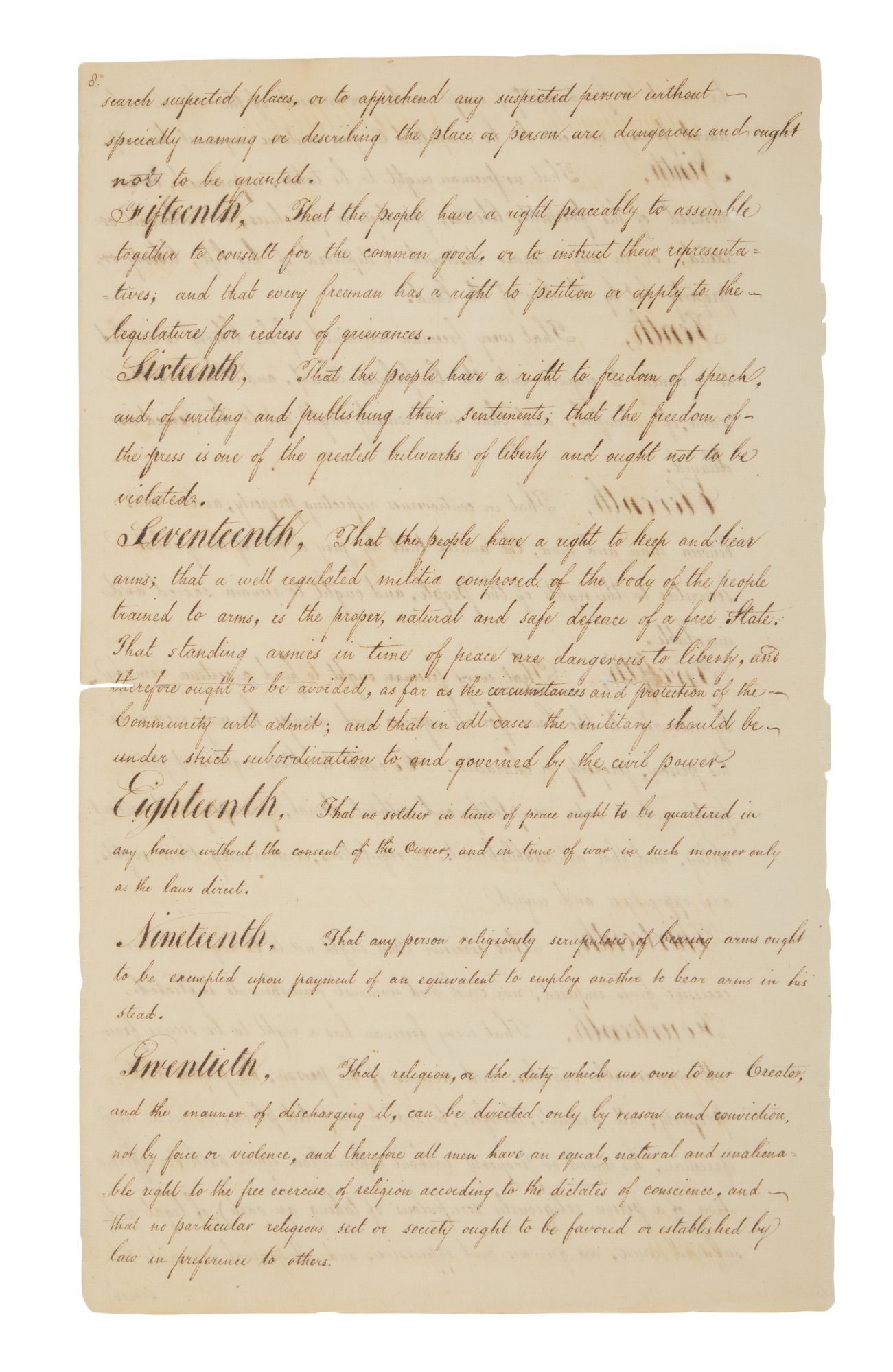 The United States Constitution and the Bill of Rights | An official ...
