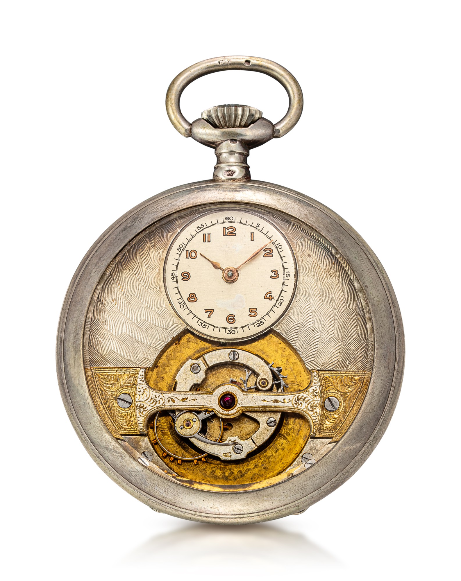 MOBILIS | A SILVER OPENFACE KEYLESS TOURBILLON WATCH, CIRCA 1890 ...