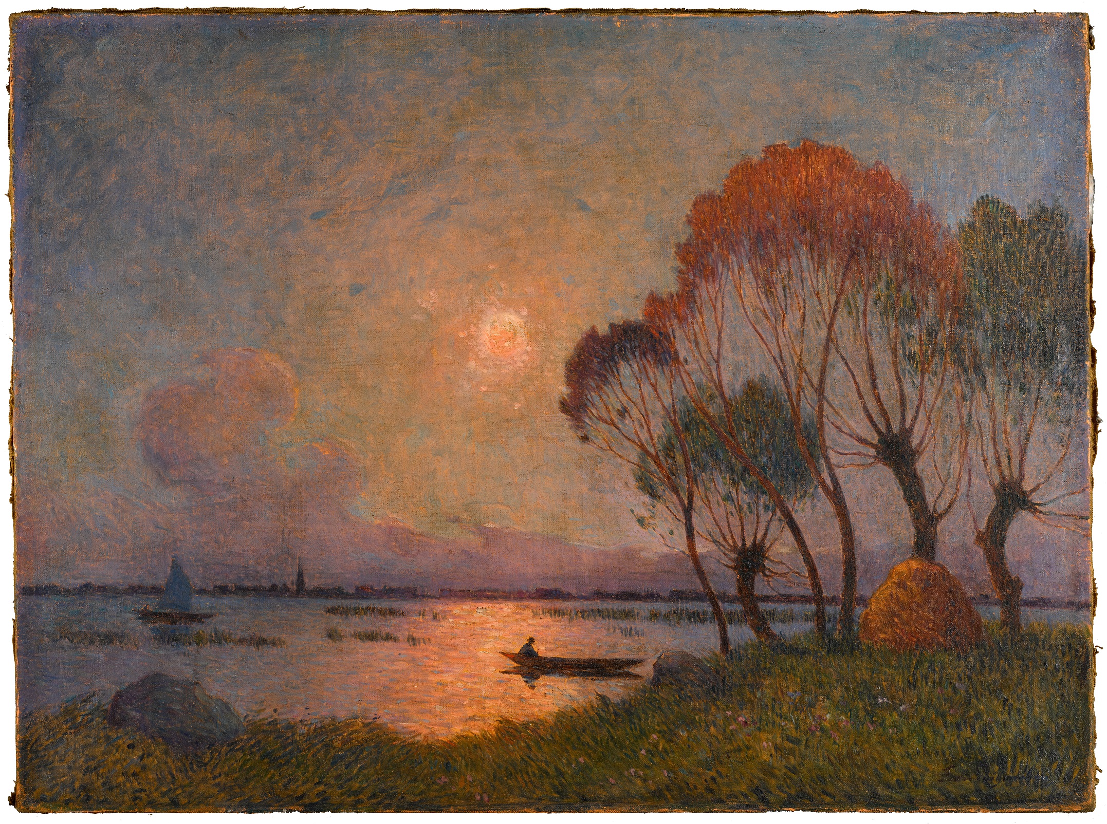 Coucher de soleil sur le marais | Modern Art Online including Works ...