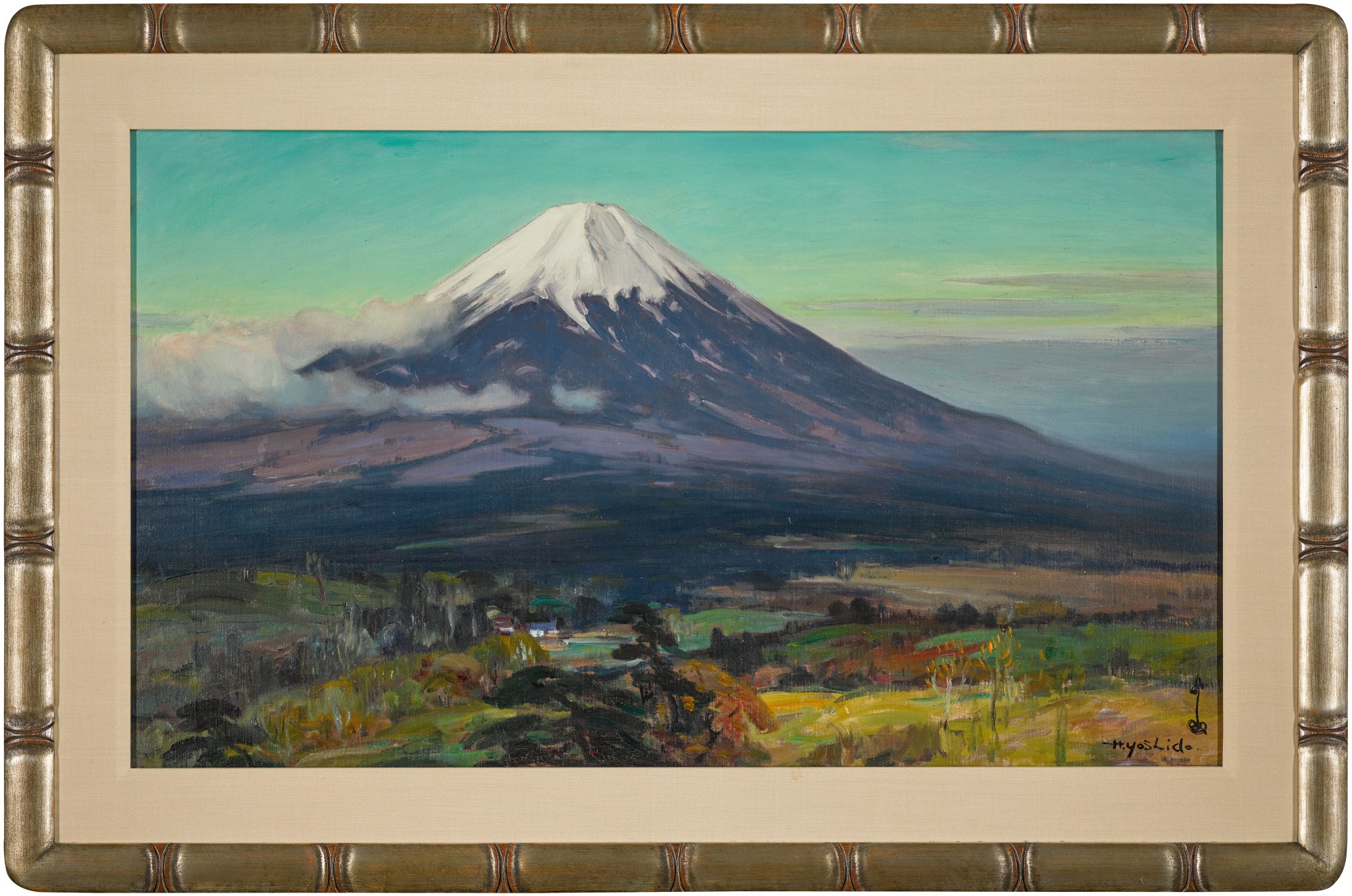 Hiroshi Yoshida (1876-1956) | View of Mount Fuji | Taisho - Showa ...