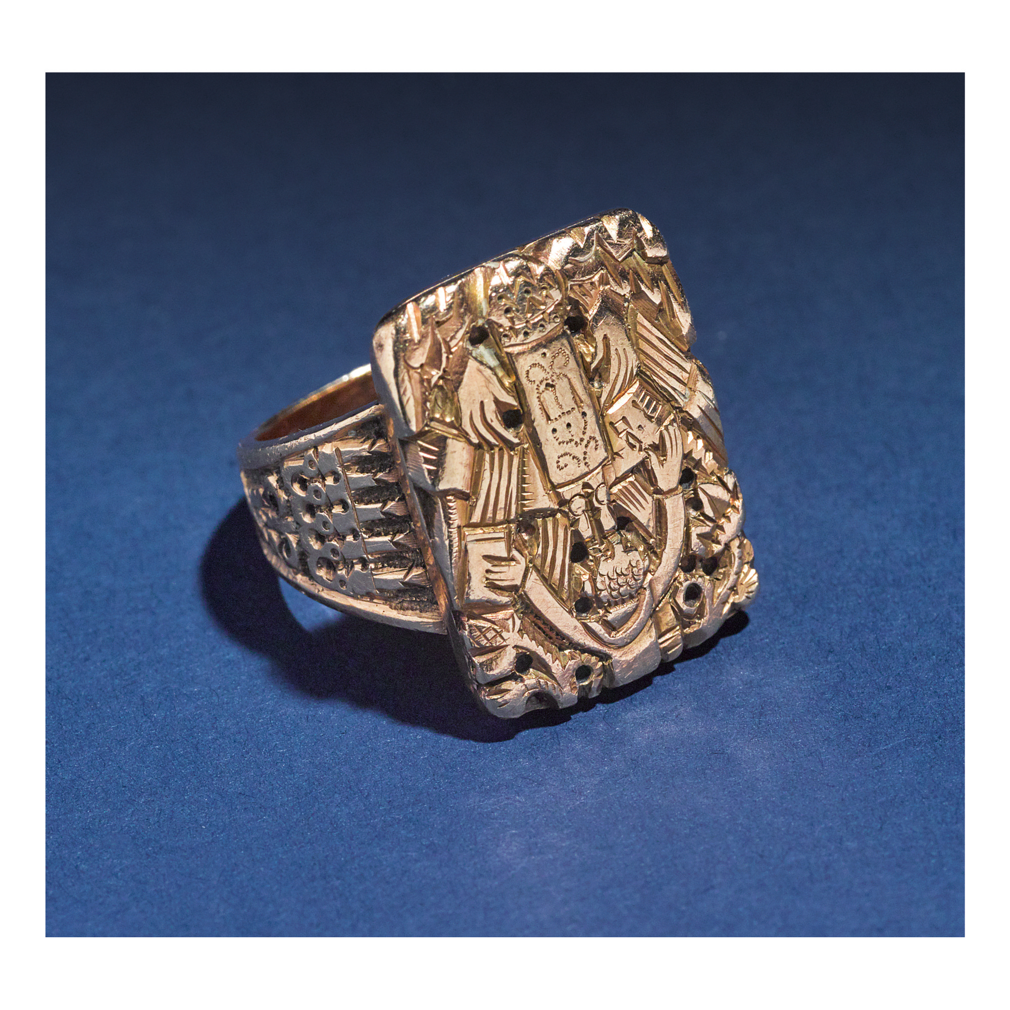 AN AMERICAN GOLD RING, ILYA SCHOR, NEW YORK, CIRCA 1950-60 | Sacred ...