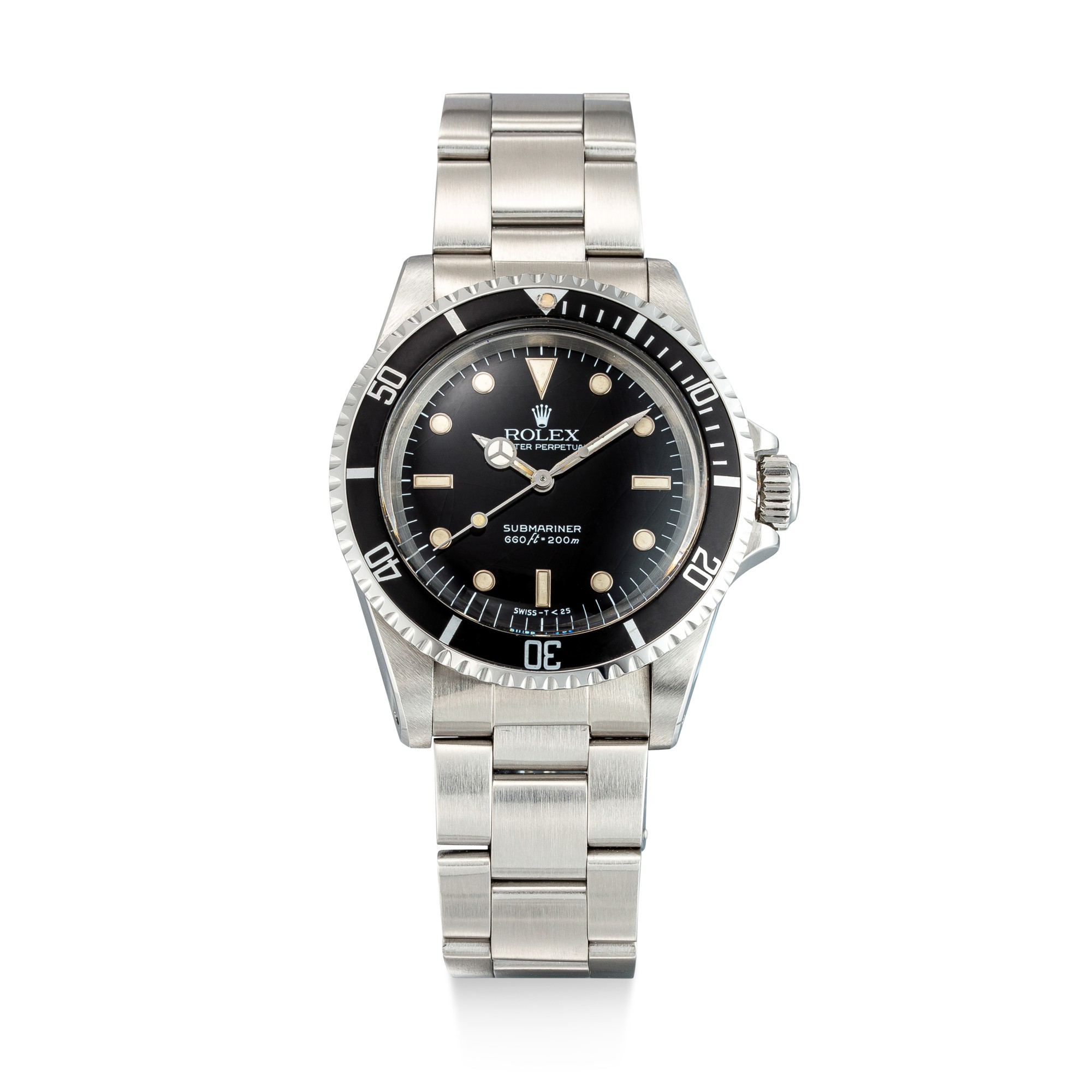 ROLEX | SUBMARINER, REFERENCE 5513 A STAINLESS STEEL WRISTWATCH WITH ...