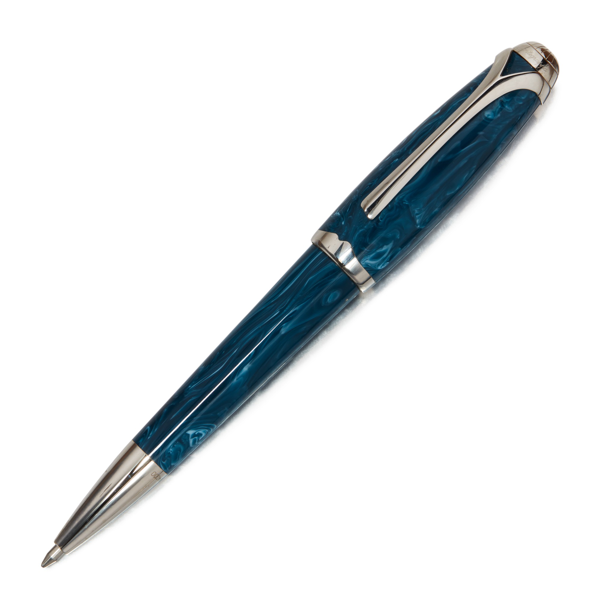 MONTEGRAPPA | A LIMITED EDITION PLATINUM PLATED AND RESIN BALLPOINT PEN ...