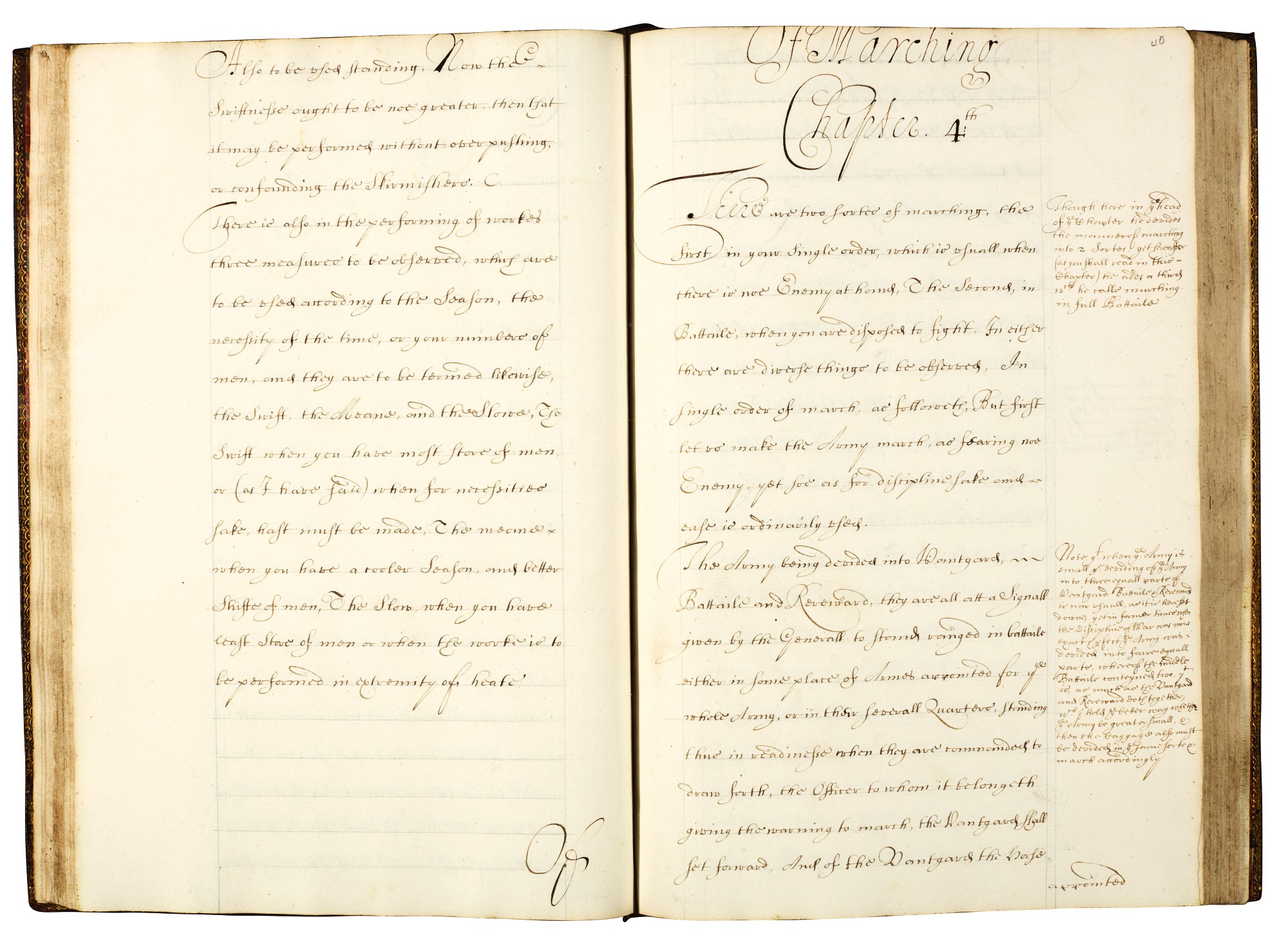 Military treatise on drill and tactics, manuscript in English, 1620s ...