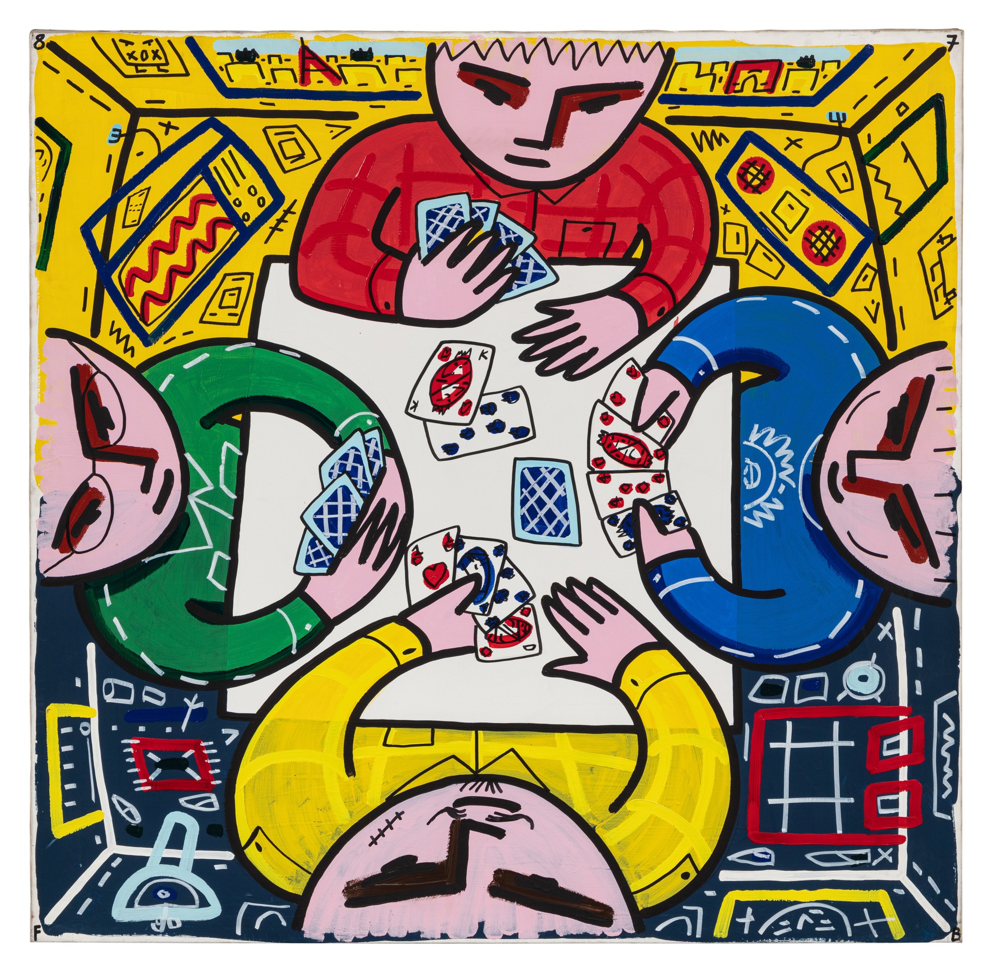 La partie de carte | Collection Waller, l’Art en mouvements, Part II ...