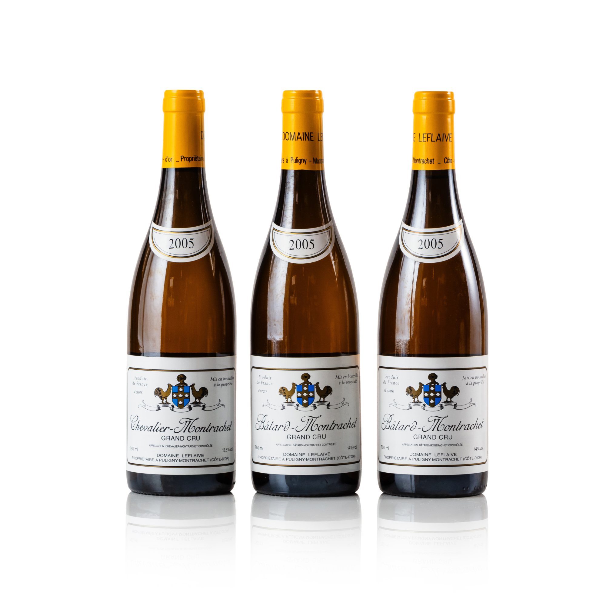 Chevalier Montrachet & Bâtard Montrachet 2005 Domaine Leflaive (3 BT ...