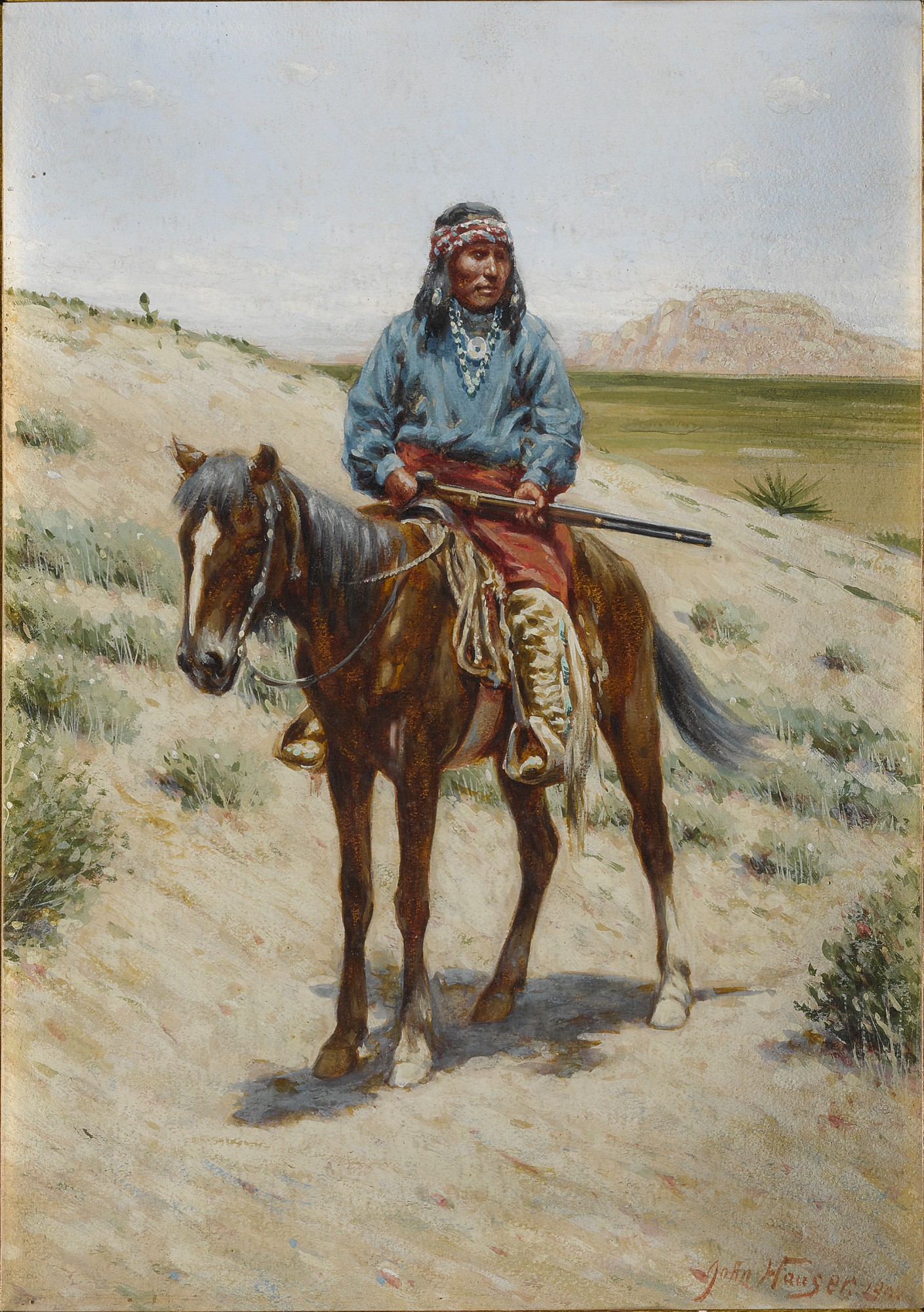 Navajo Warrior, Fort Wingate, New Mexico | Two Centuries: American Art ...