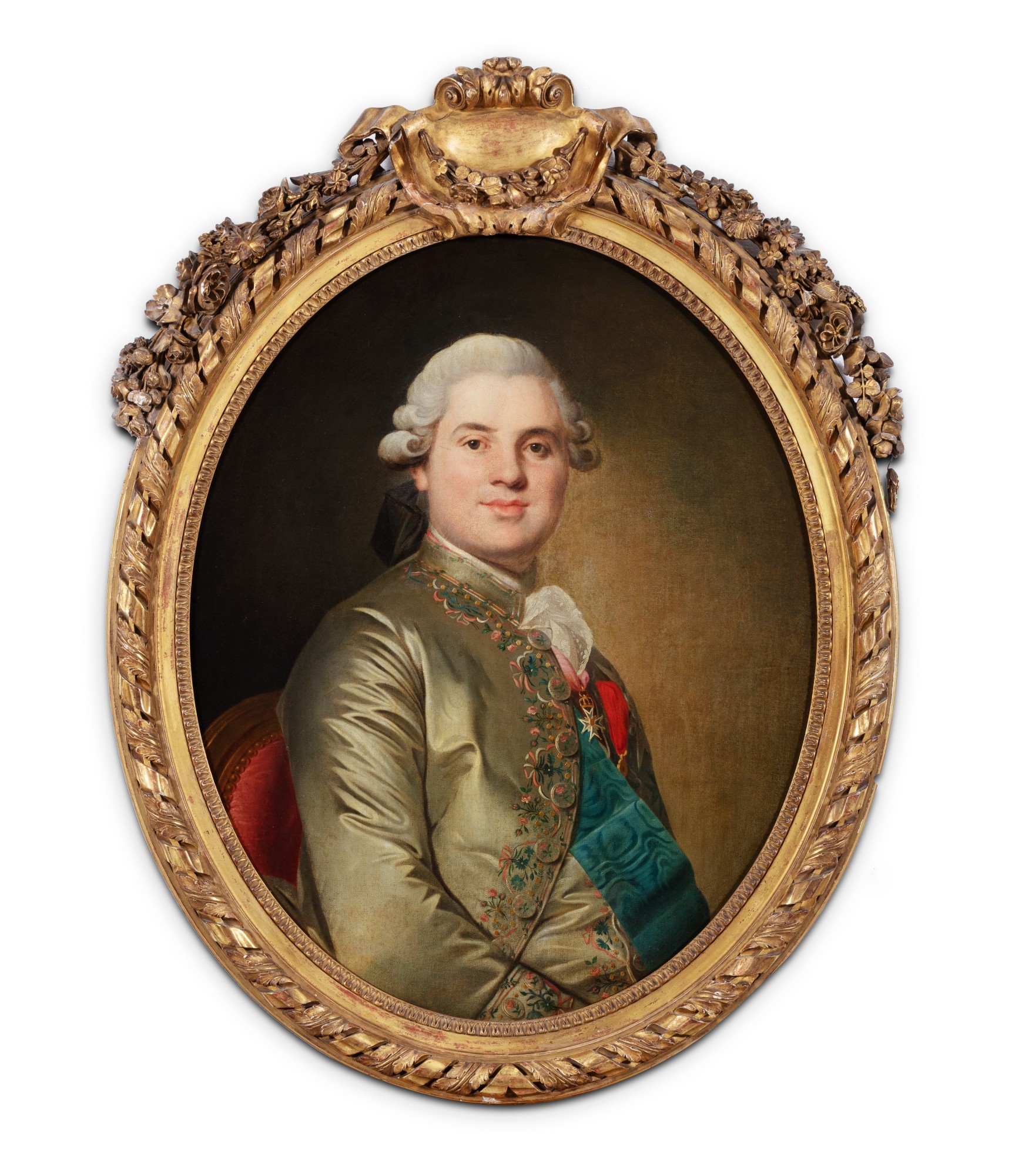 Studio of Joseph Siffred Duplessis, Portrait of the Count of Provence ...