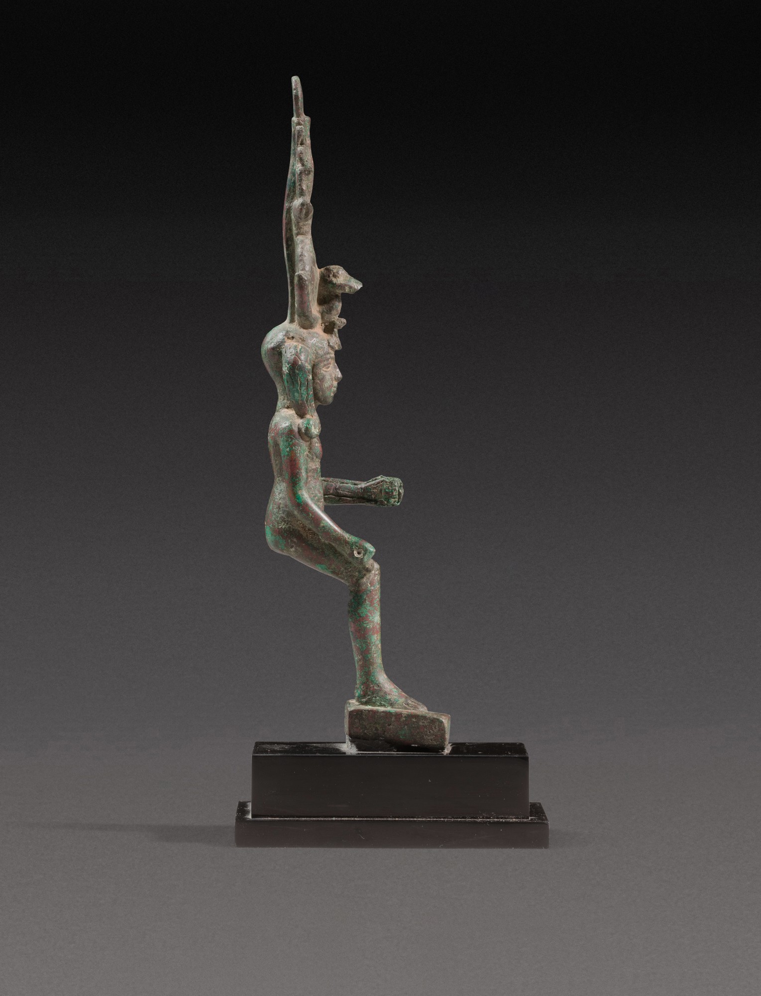 An Egyptian Bronze Figure of a Young Deity, Late Period, 712-30 B.C ...