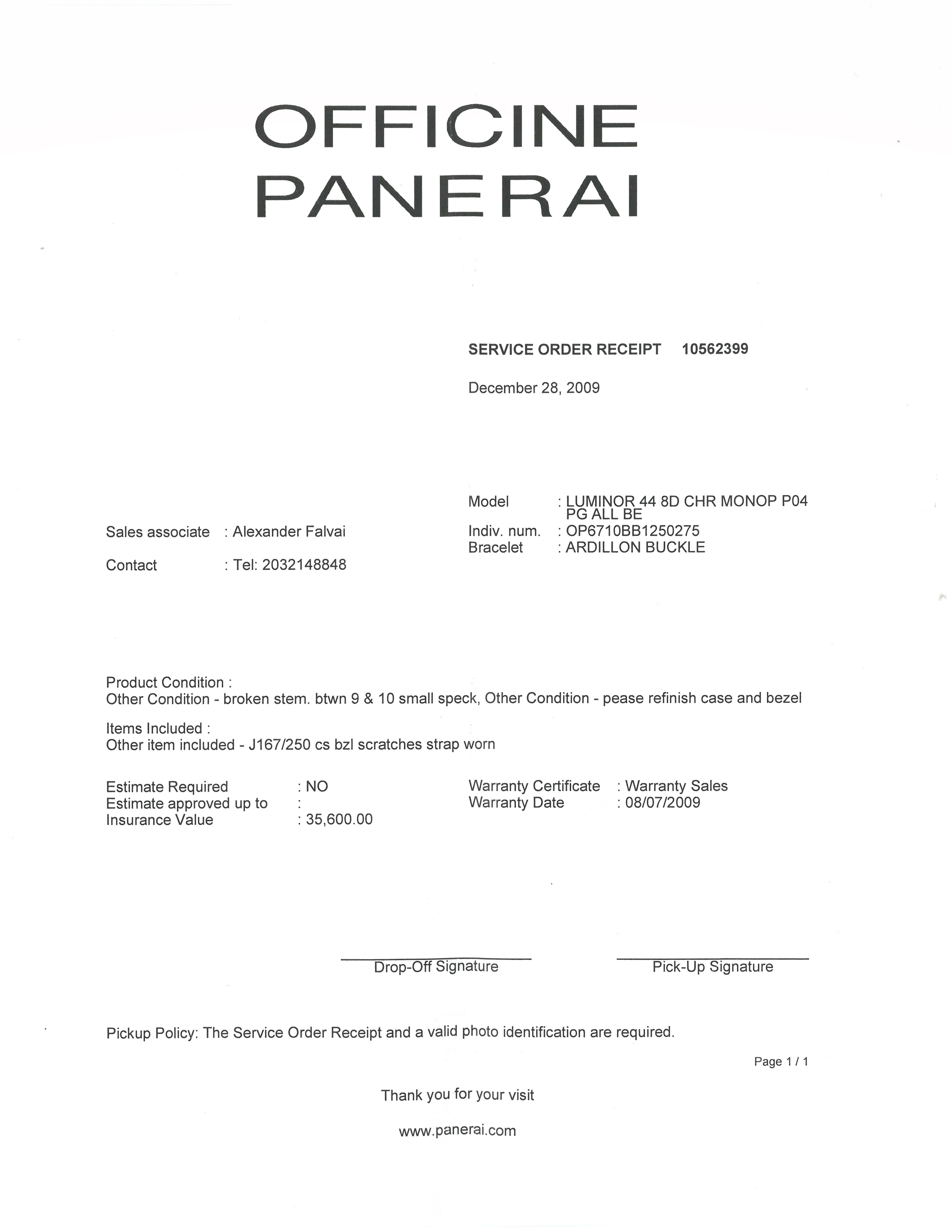 Reference PAM00277 Luminor 1950 8 Days Chrono Monopulsante GMT A ...