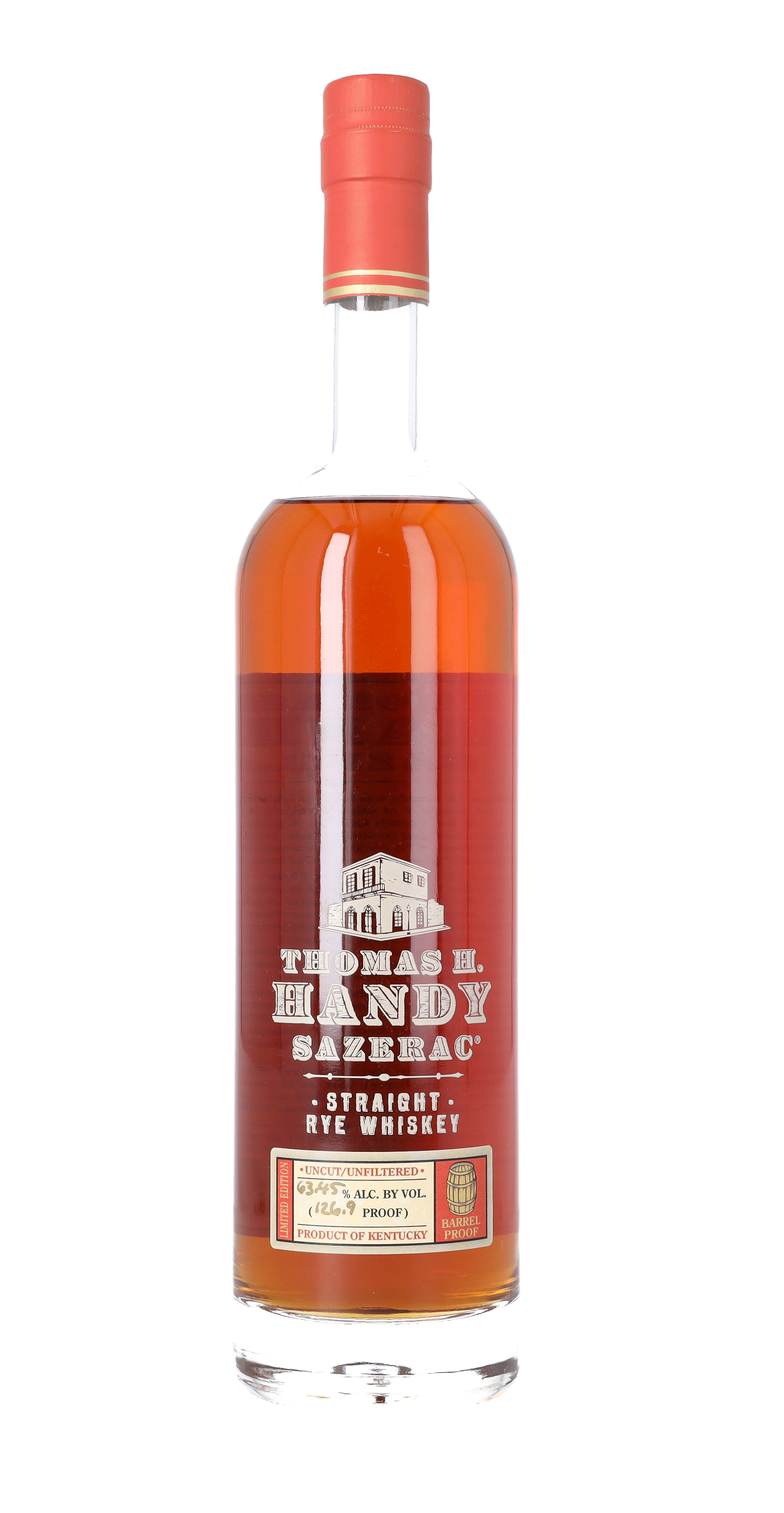Thomas H. Handy Rye 2015 Release 126.9 proof NV (1 BT75) | Bourbon ...