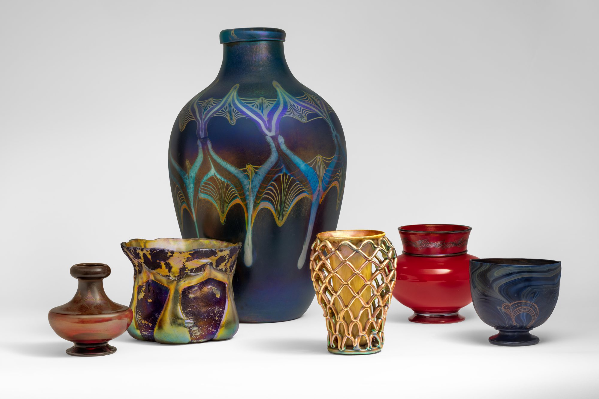 "Lava" Vase | The Doros Collection: The Art Glass of Louis Comfort ...