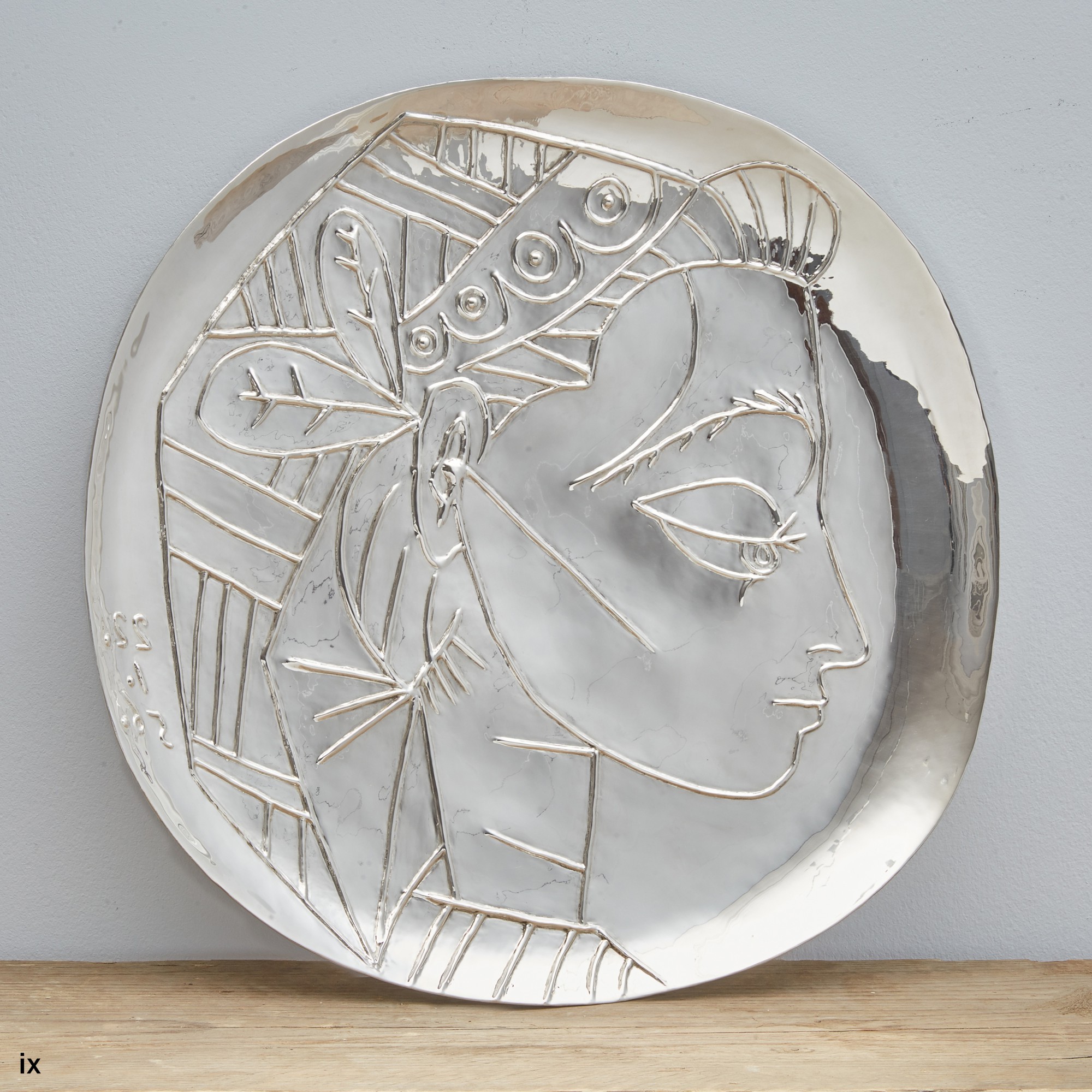 A complete set of 24 silver plates | 全套二十四件銀盤 | Modern Renaissance: A ...