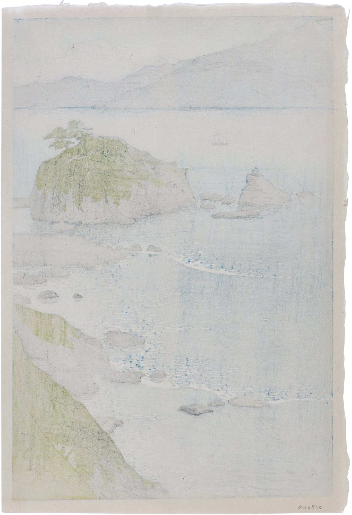 Kawase Hasui (1883-1957) | Kude Beach in Wakasa Province (Wakasa Kude ...