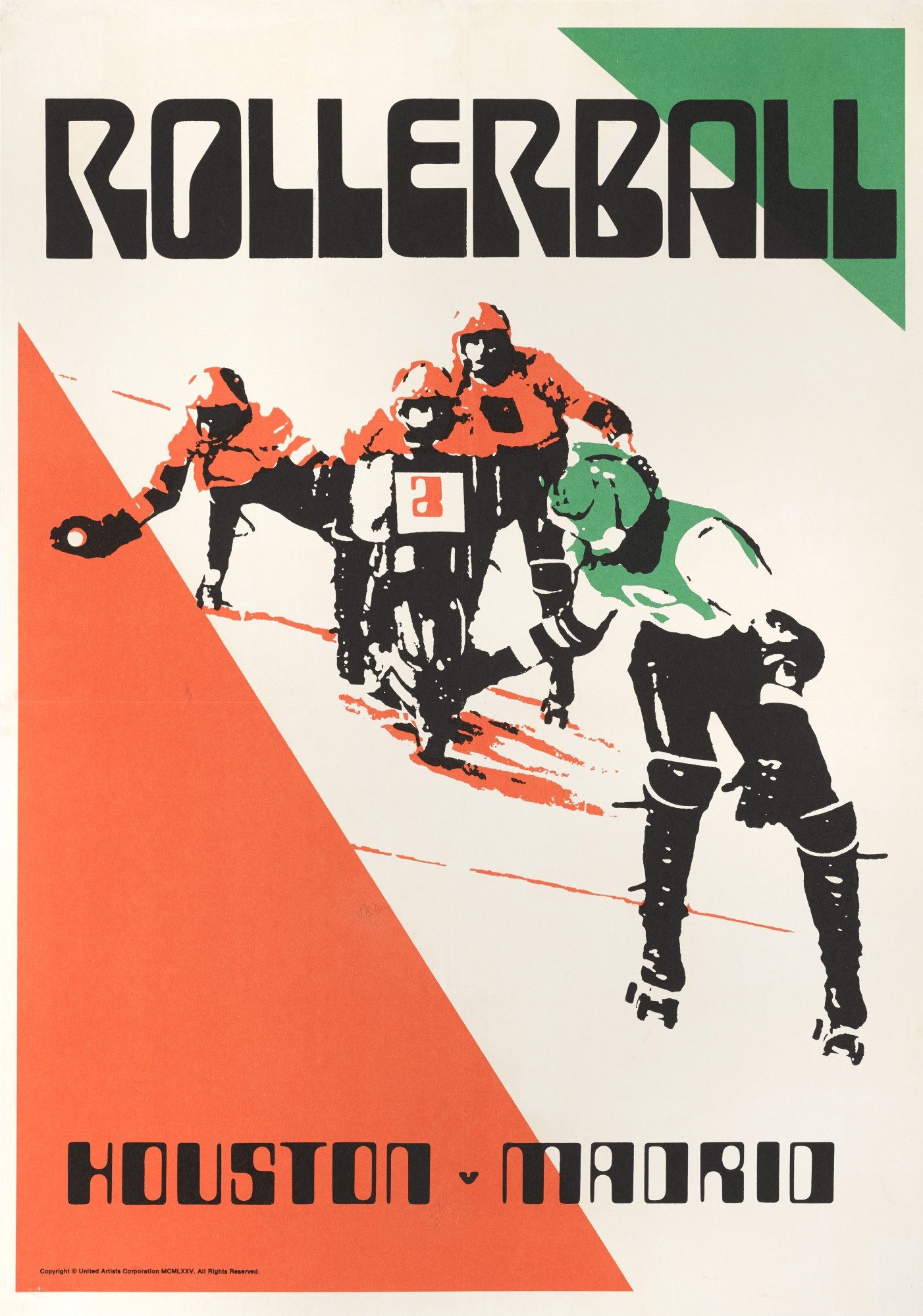 Rollerball (1975), set of 3 match posters, US | Original Film Posters ...