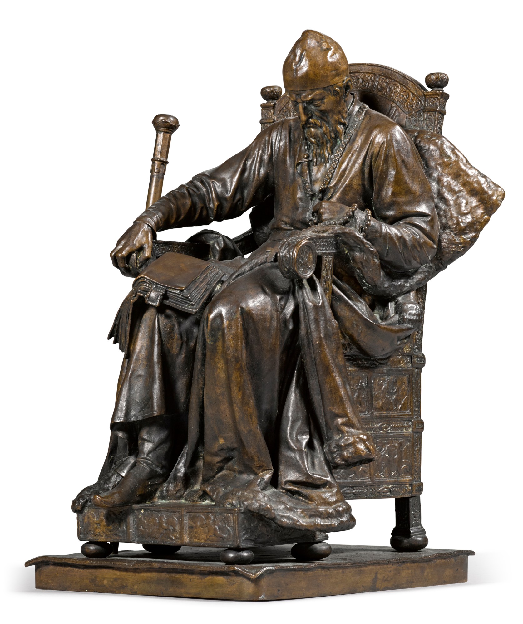 Ivan the Terrible: a bronze figure, after the model by Mark Antokolsky ...