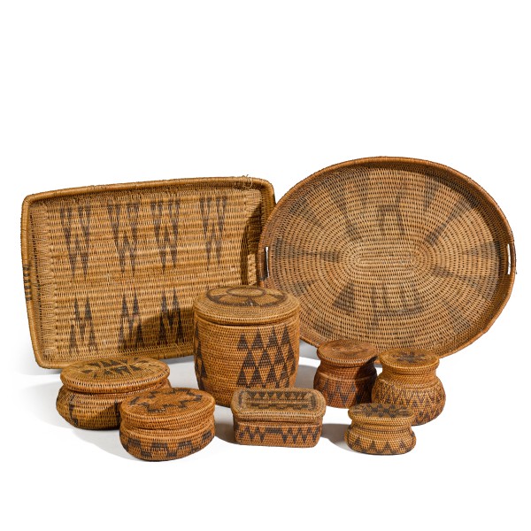 Zambia, 20th century | Lozi Baskets and Trays | Worlds within Worlds ...