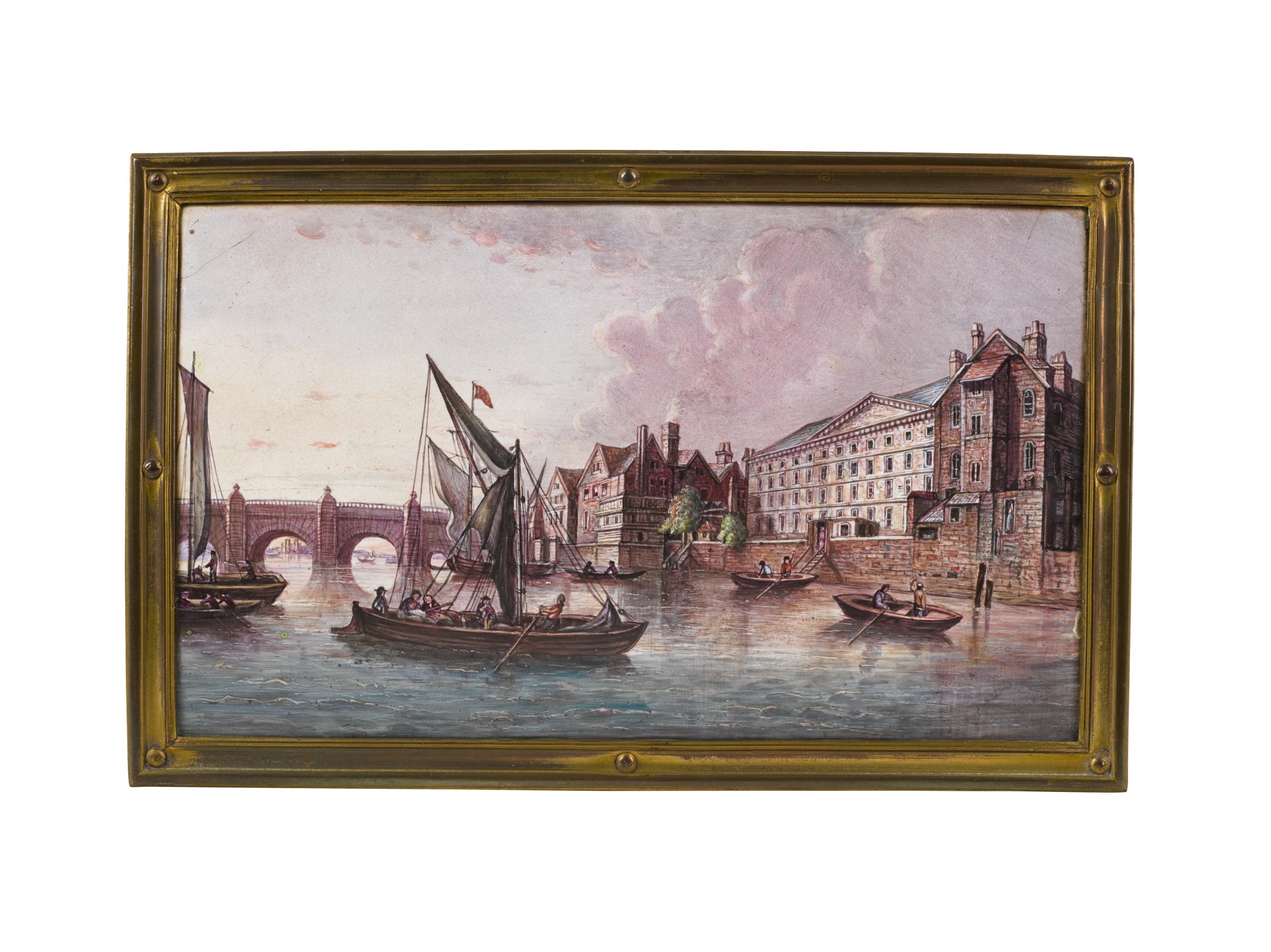 A PAIR OF RECTANGULAR PAINTED ENAMEL PLAQUES, LATE 19TH CENTURY | @Home ...