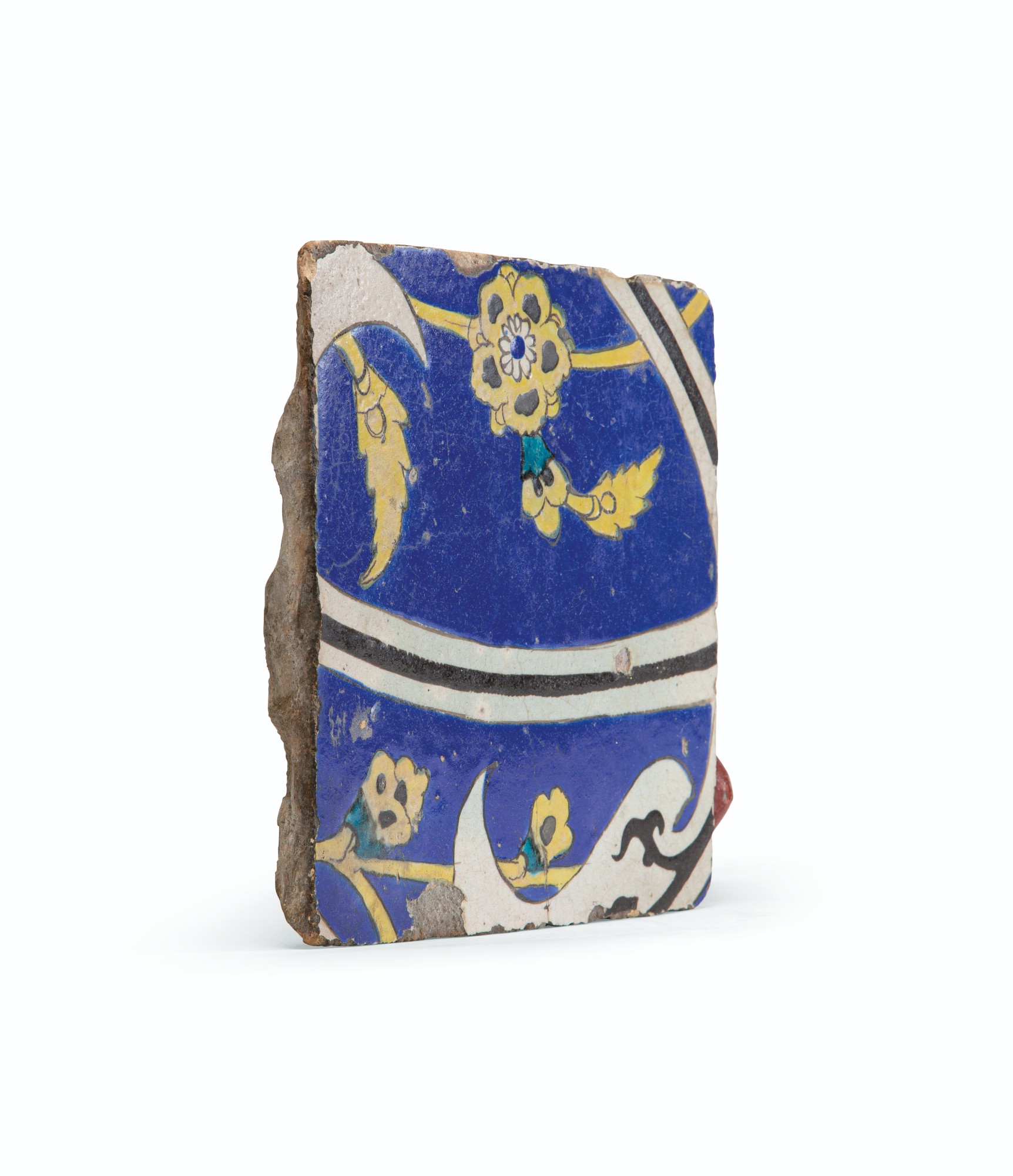 A Safavid Pottery Tile, Persia, 17th Century | Collection Pierre Le-Tan ...