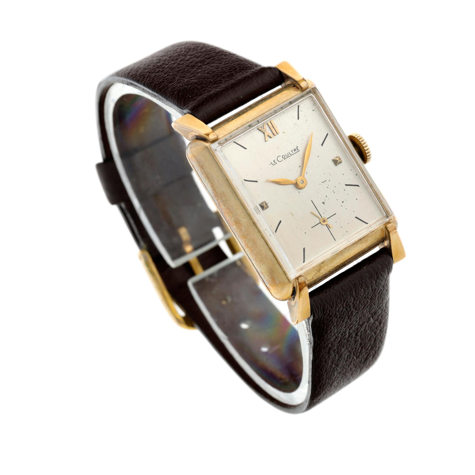 A set of two yellow gold rectangular watches, Circa 1960 | Fine Watches ...