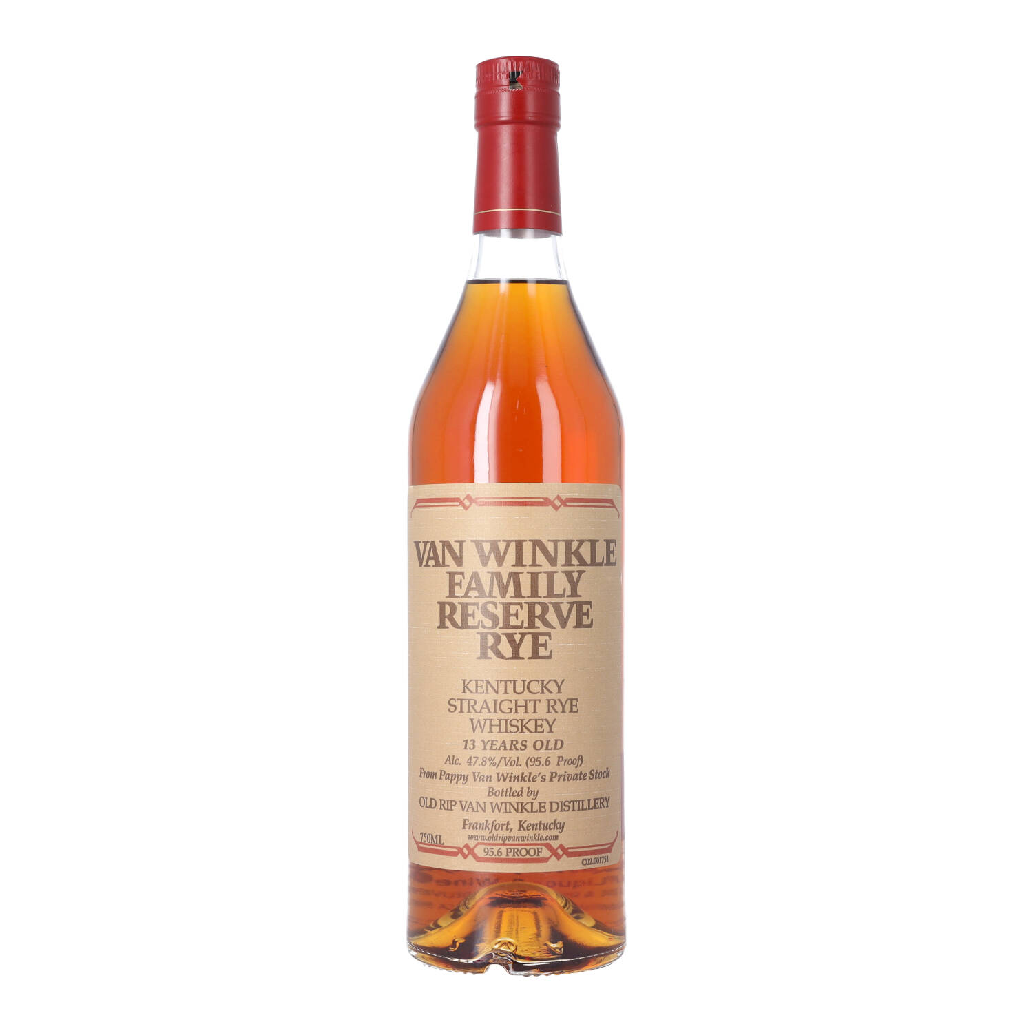 Van Winkle 13 Year Old Family Reserve Rye 95.6 proof NV (1 BT75 ...