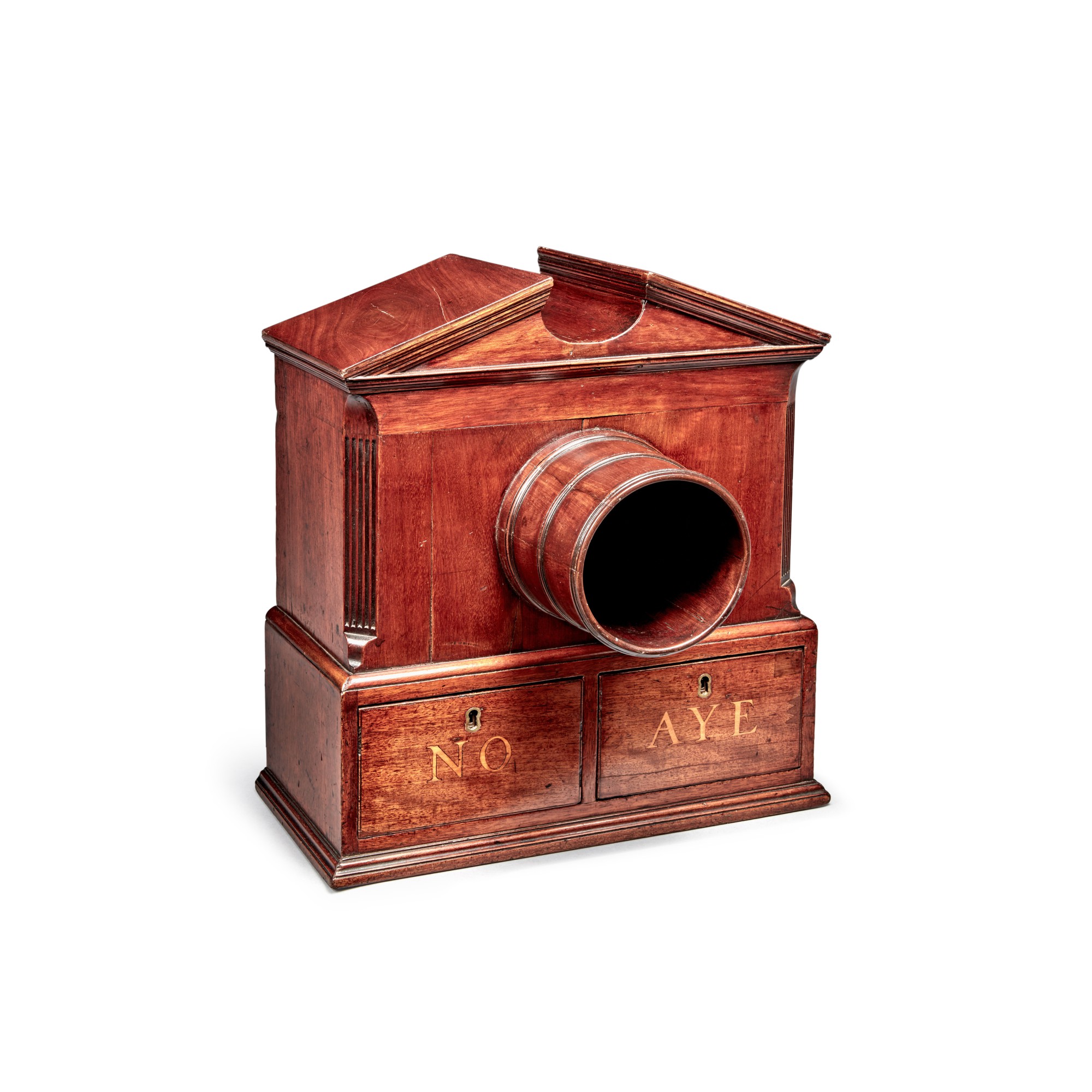 A Regency Mahogany Ballot Box, Early 19th Century | European Silver ...