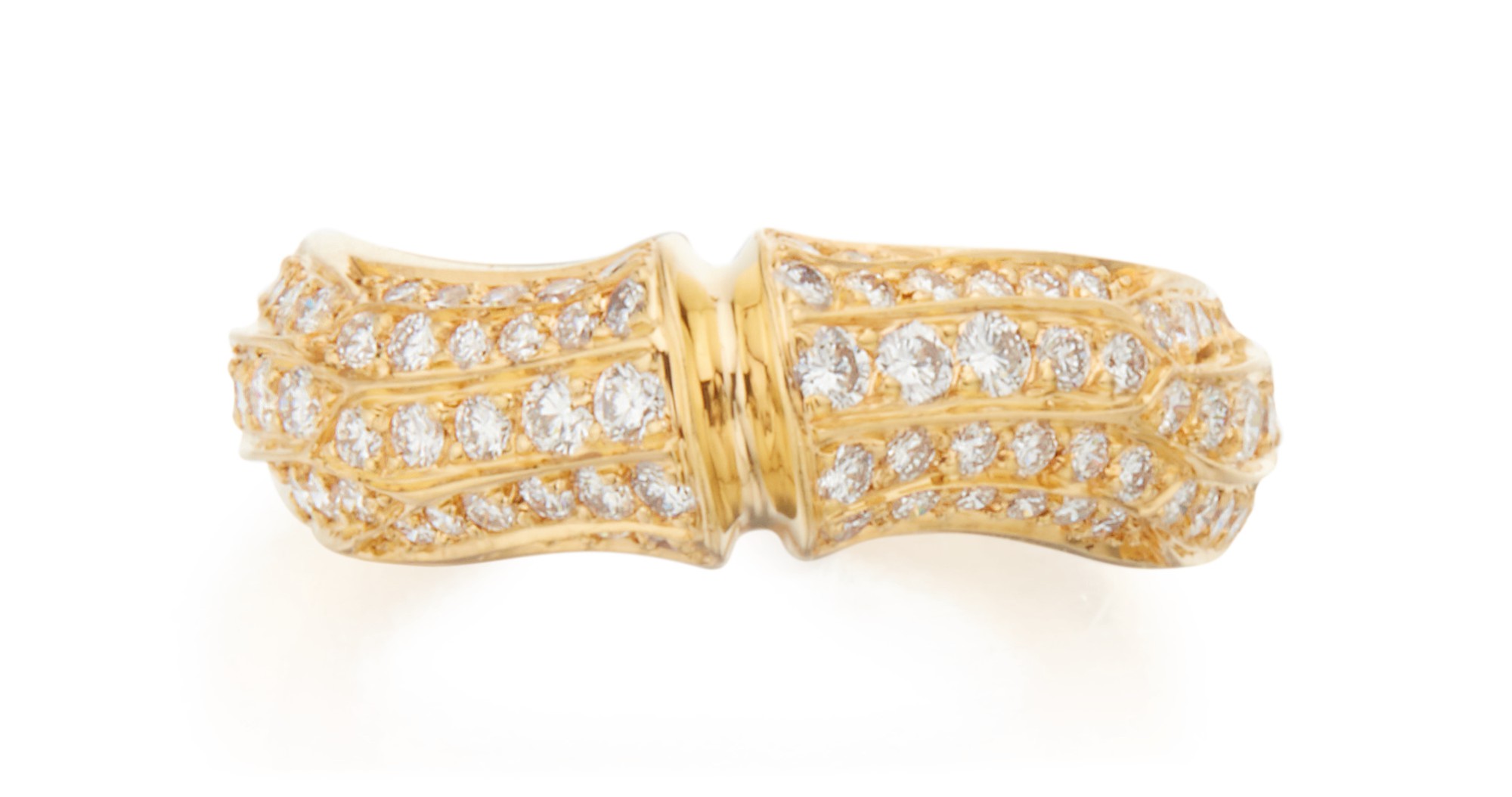 DIAMOND 'BAMBOO' RING, CARTIER, FRANCE | Jewels Online | 2020 | Sotheby's