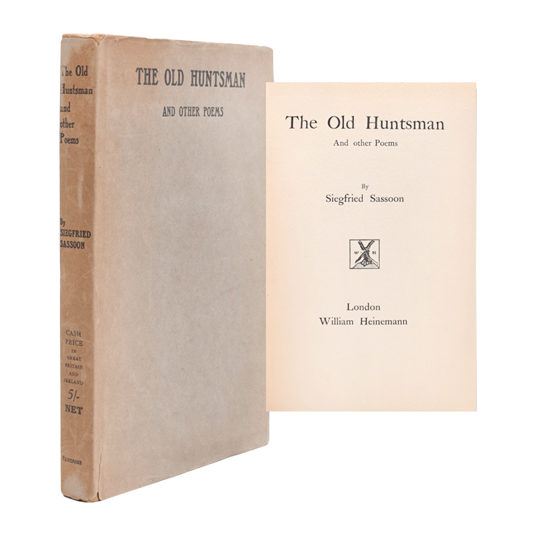 SASSOON, SIEGFRIED Vintage The Old Huntsman Dust Jacket Available For ...