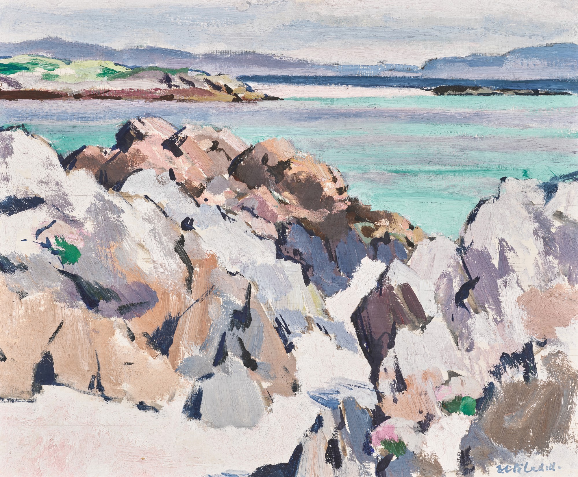Rocks, Iona | The Way of Colour: Pictures from the Harrison Collection ...