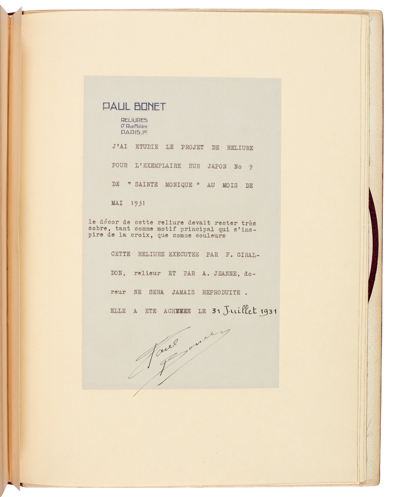 Vollard | Sainte Monique, Paris, 1930, with original drawings by ...