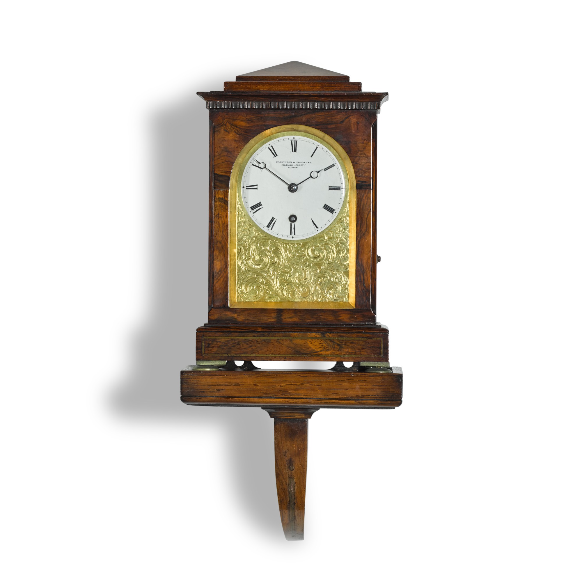 A rosewood library timepiece, Parkinson & Frodsham, London, circa 1840 ...