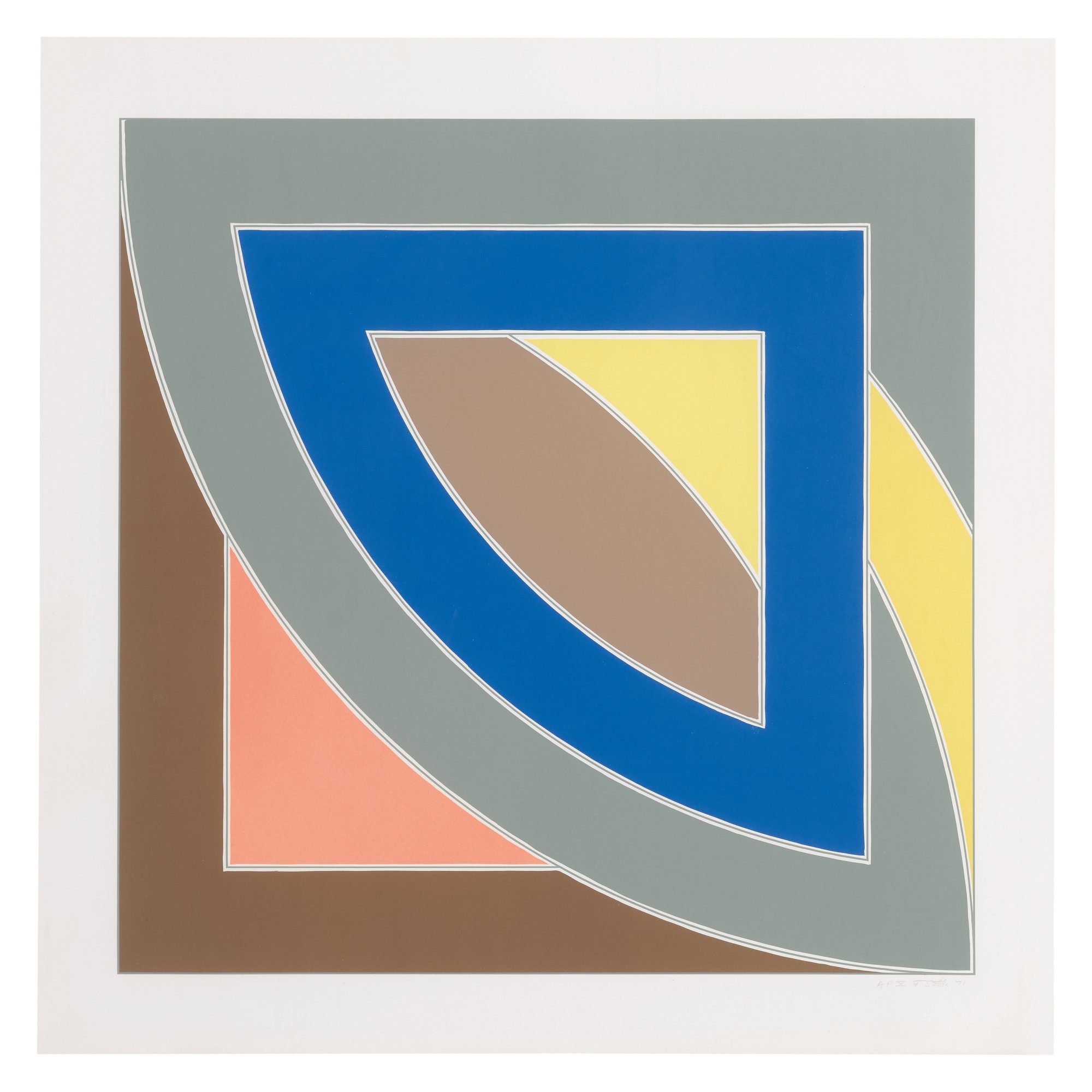 FRANK STELLA | RIVER OF PONDS I (AXSOM 50) | Prints and Multiples ...