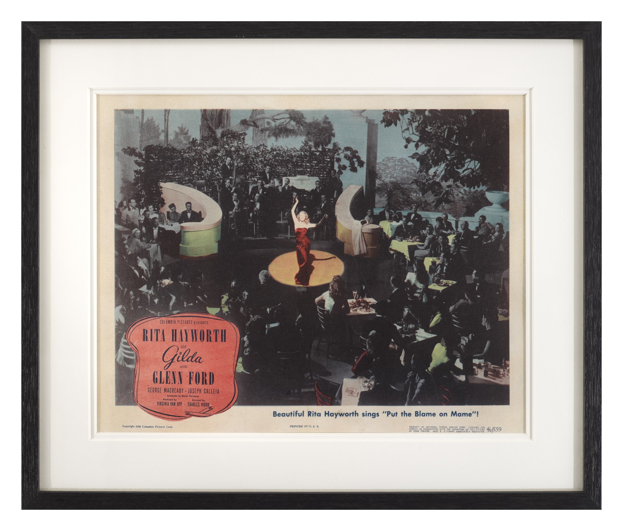 Gilda (1946), lobby card, US | Original Film Posters | 2022 | Sotheby's