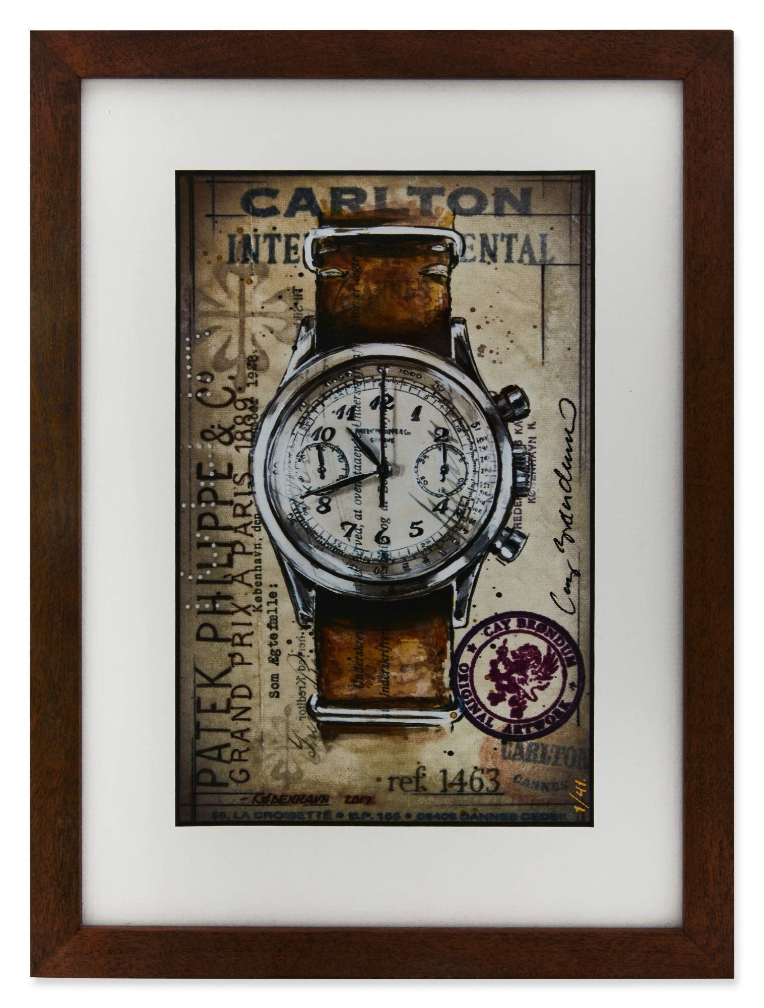 Reference 1463 | A stainless steel chronograph wristwatch with Breguet ...