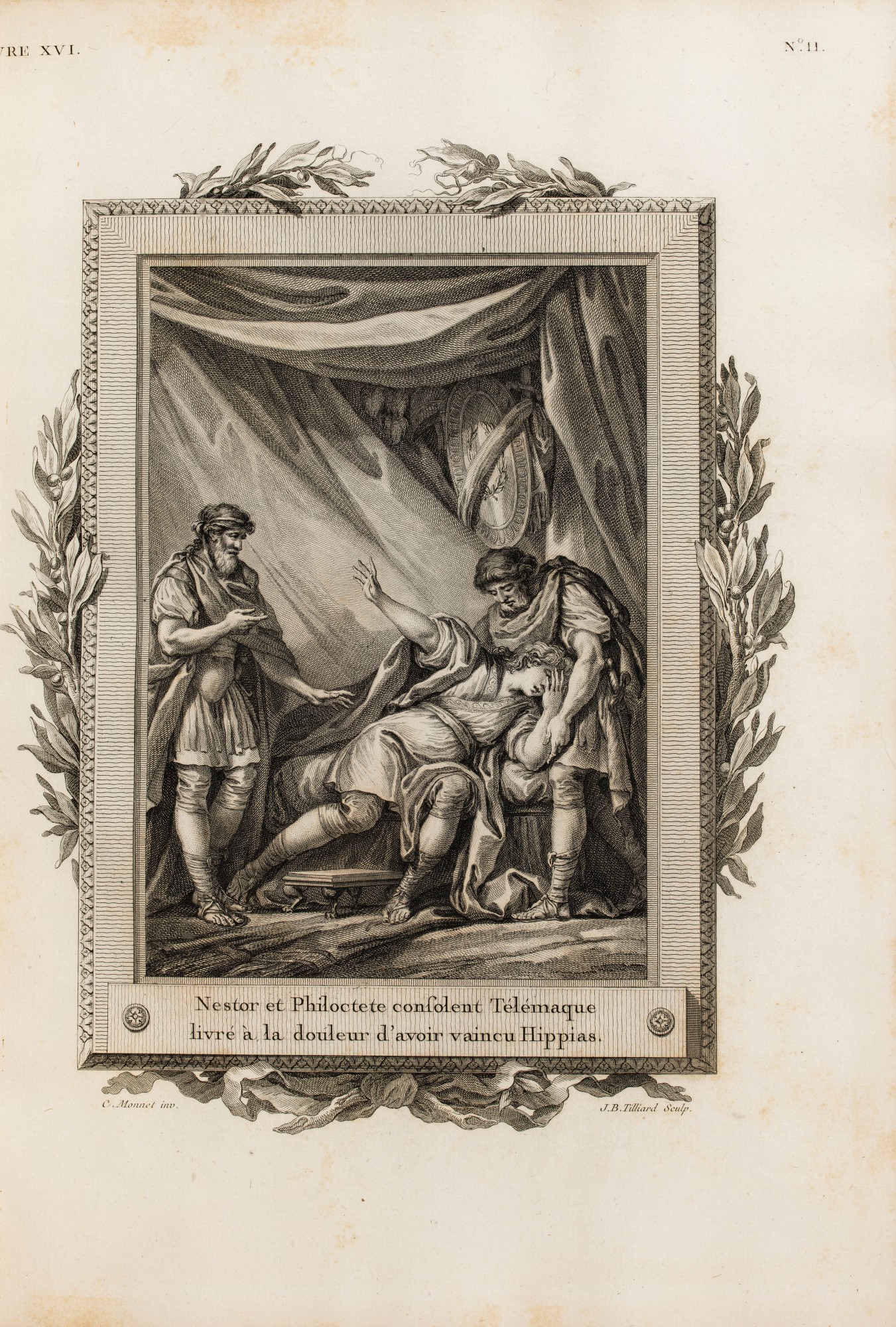 Les Aventures de Télémaque. [Paris], 1785. Exemplaire sur grand papier ...