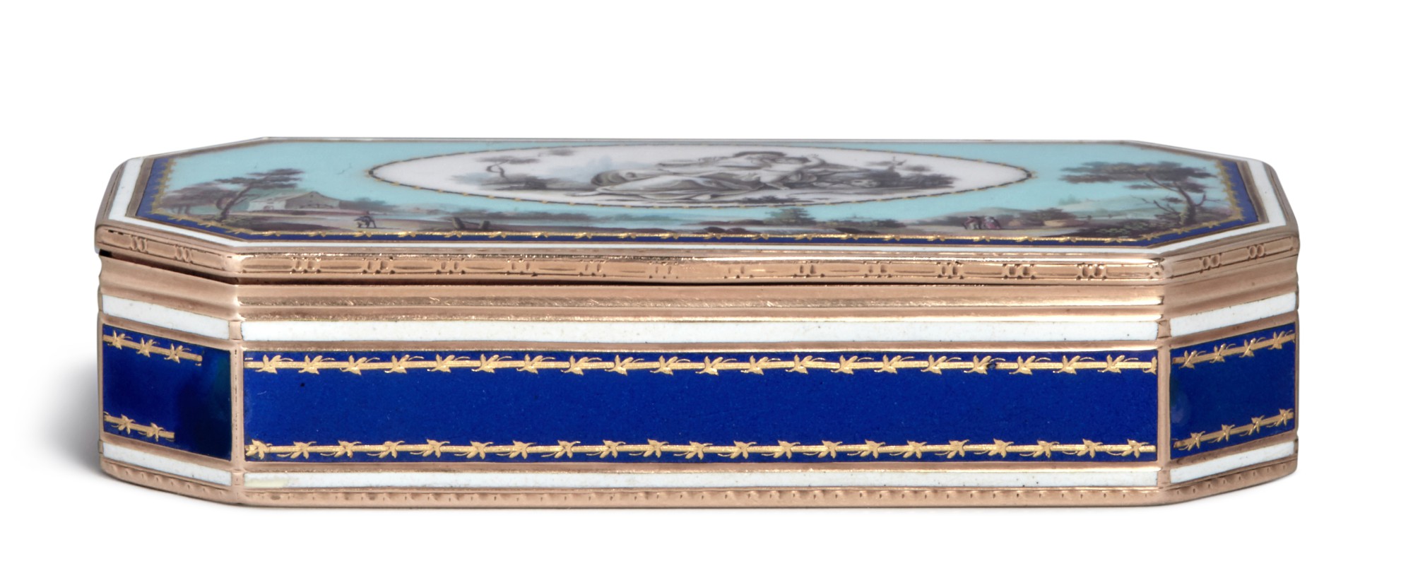 A gold and enamel snuff box, Hanau, circa 1795 | Gold Boxes, Ceramics ...