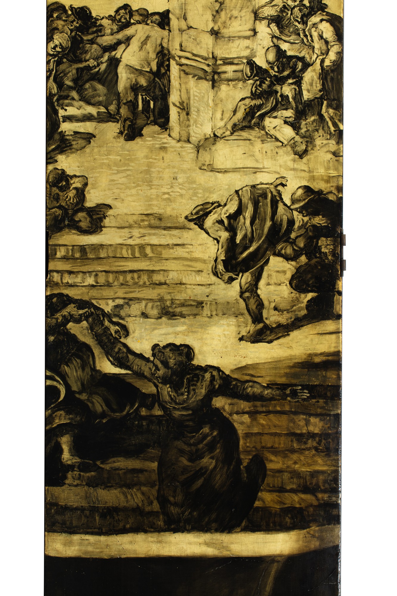 José María Sert (1874-1945) 'Vision de Naples' An eleven-leaf screen ...